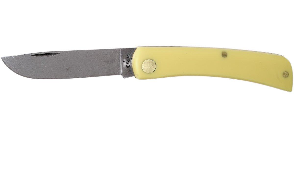 Case Sod Buster Jr. Yellow Synthetic, 00032, 3137 CV pocket knife ...