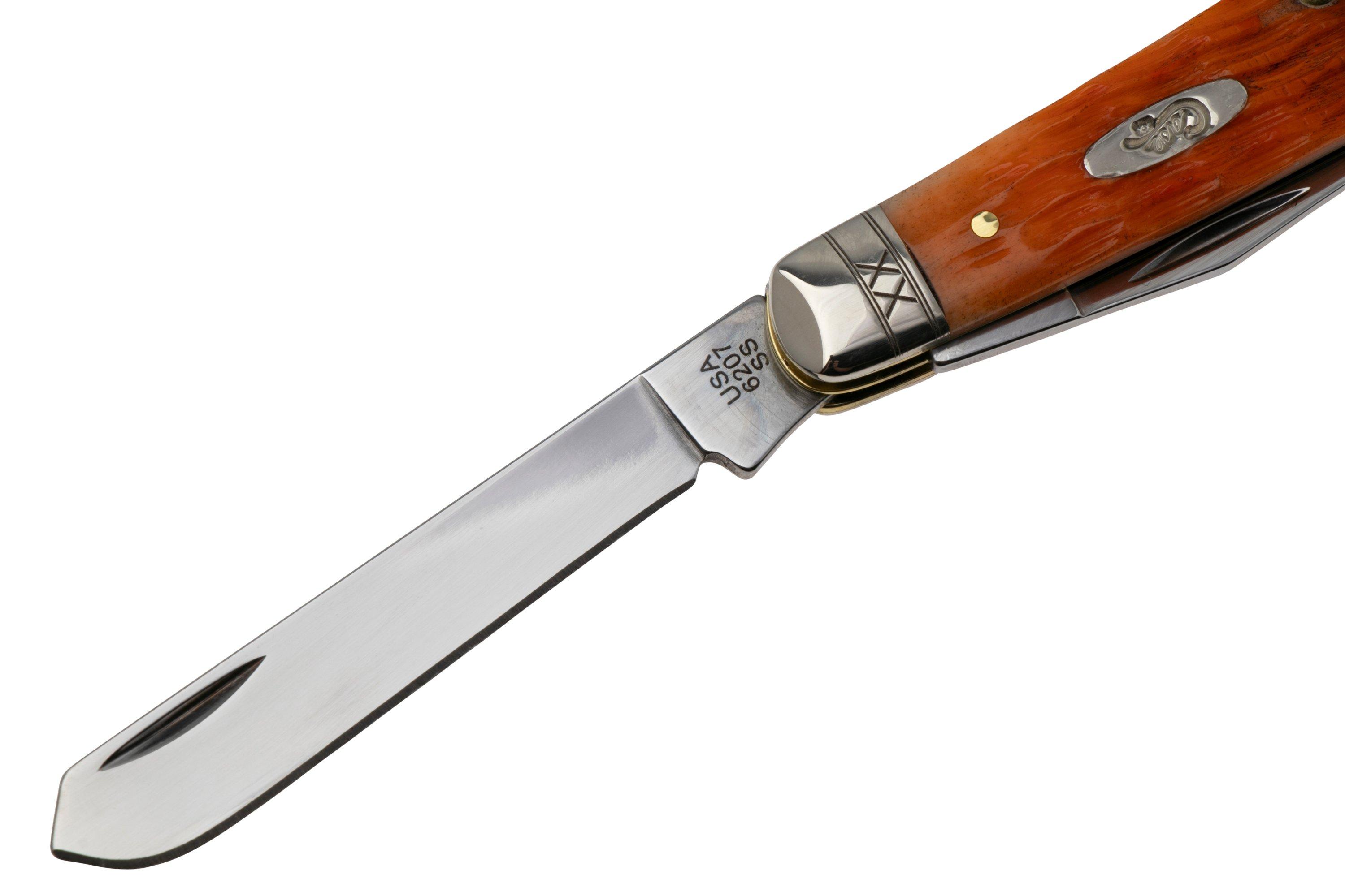 Case Mini Trapper 35809 Cayenne Bone, Crandall Jig, Embellished ...