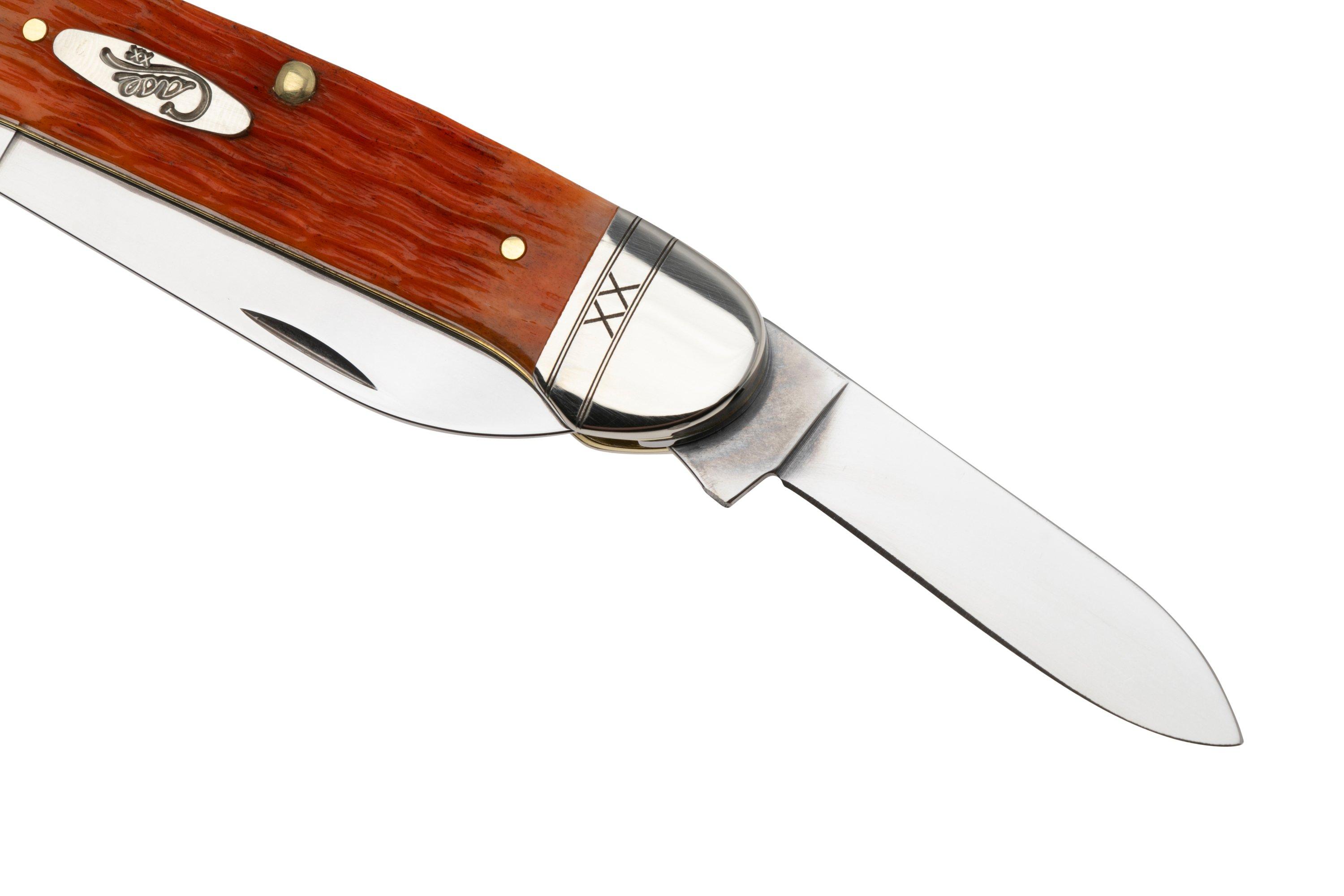 Case Canoe 35818 Cayenne Bone, Crandall Jig, Embellished Bolsters 62131 ...