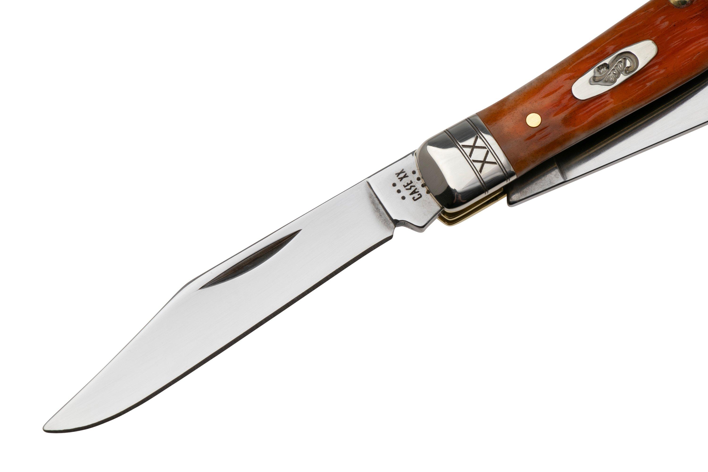 Case Medium Stockman 35819 Cayenne Bone, Crandall Jig, Embellished ...