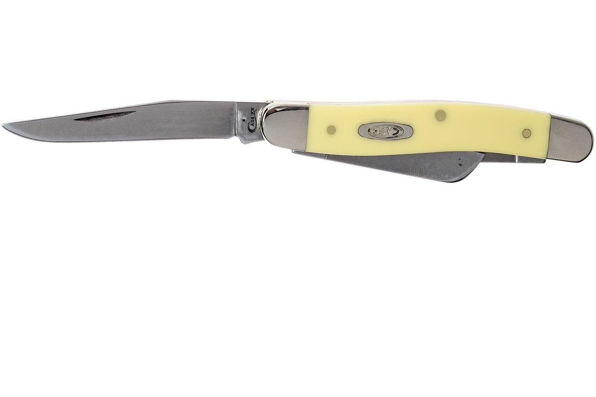 Case Medium Stockman Yellow Synthetic, 00035, 3318 CV pocket knife ...