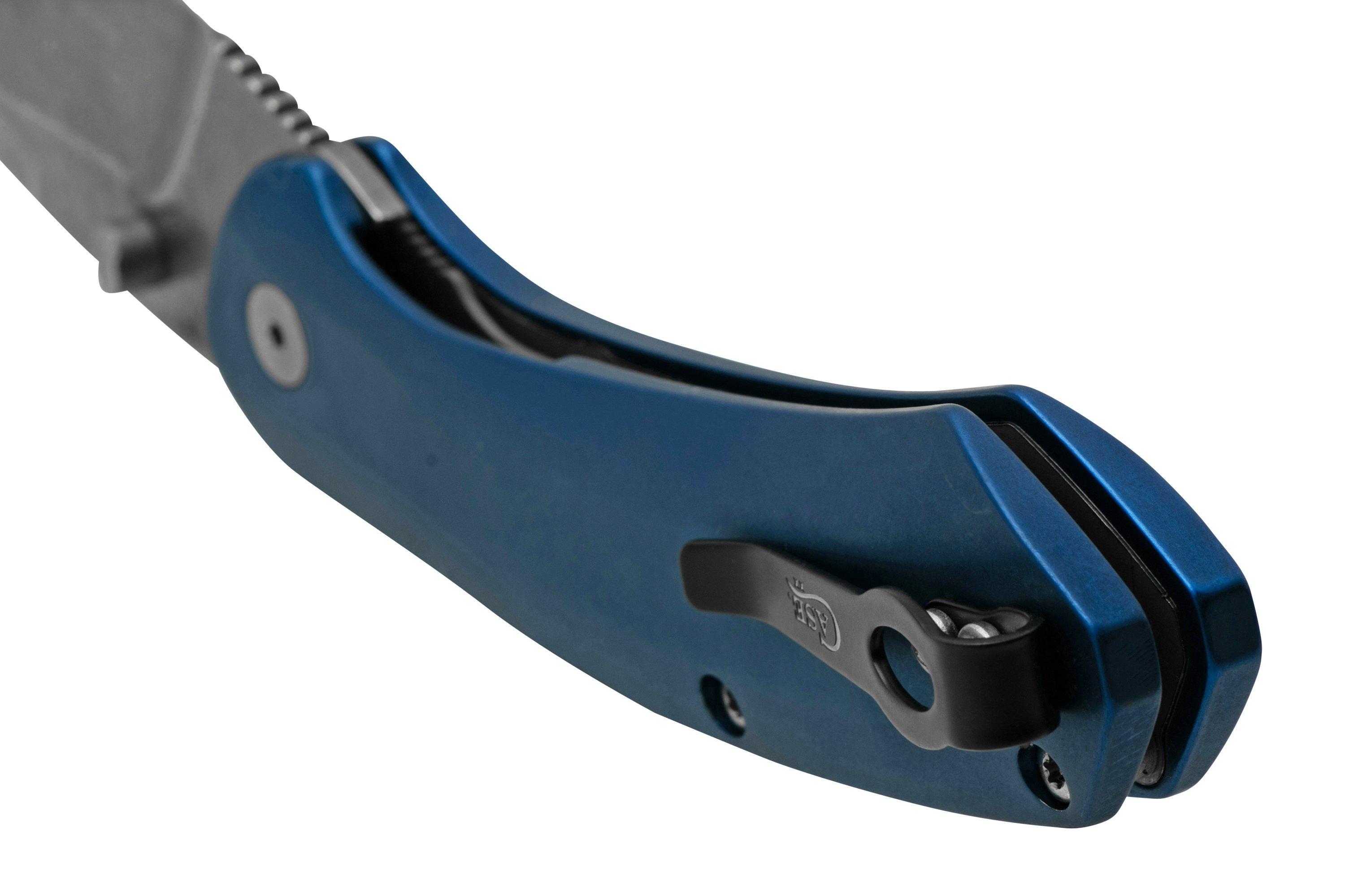 Case Westline 36552 Blue Anodized Aluminum, Drop Point Blade S35VN ...