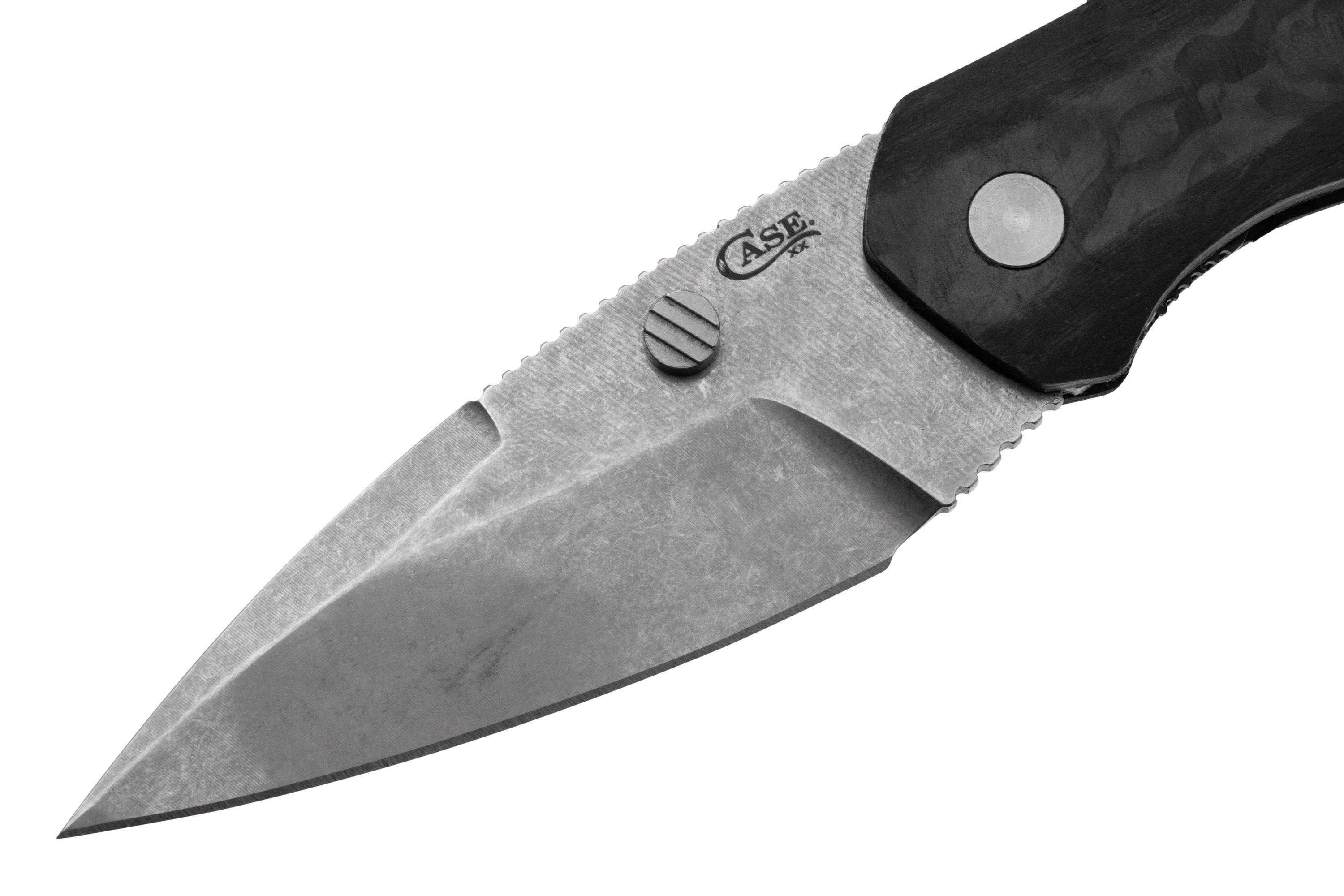 Case Westline 36554 Black Marbled Carbon Fiber, Drop Point Blade S35VN ...