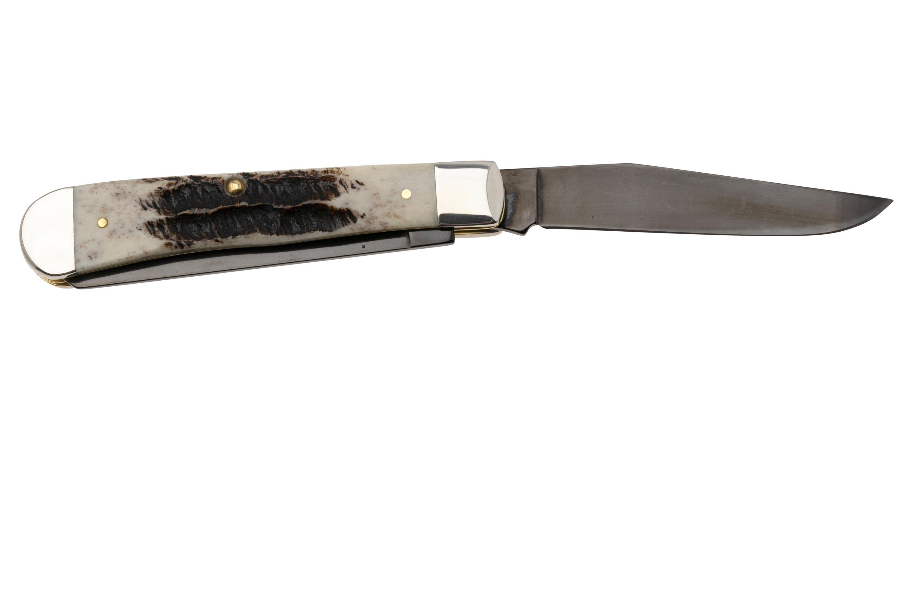 Case Trapper 36740 Vintage Bone, PVD Blade V6254 coltello da tasca ...