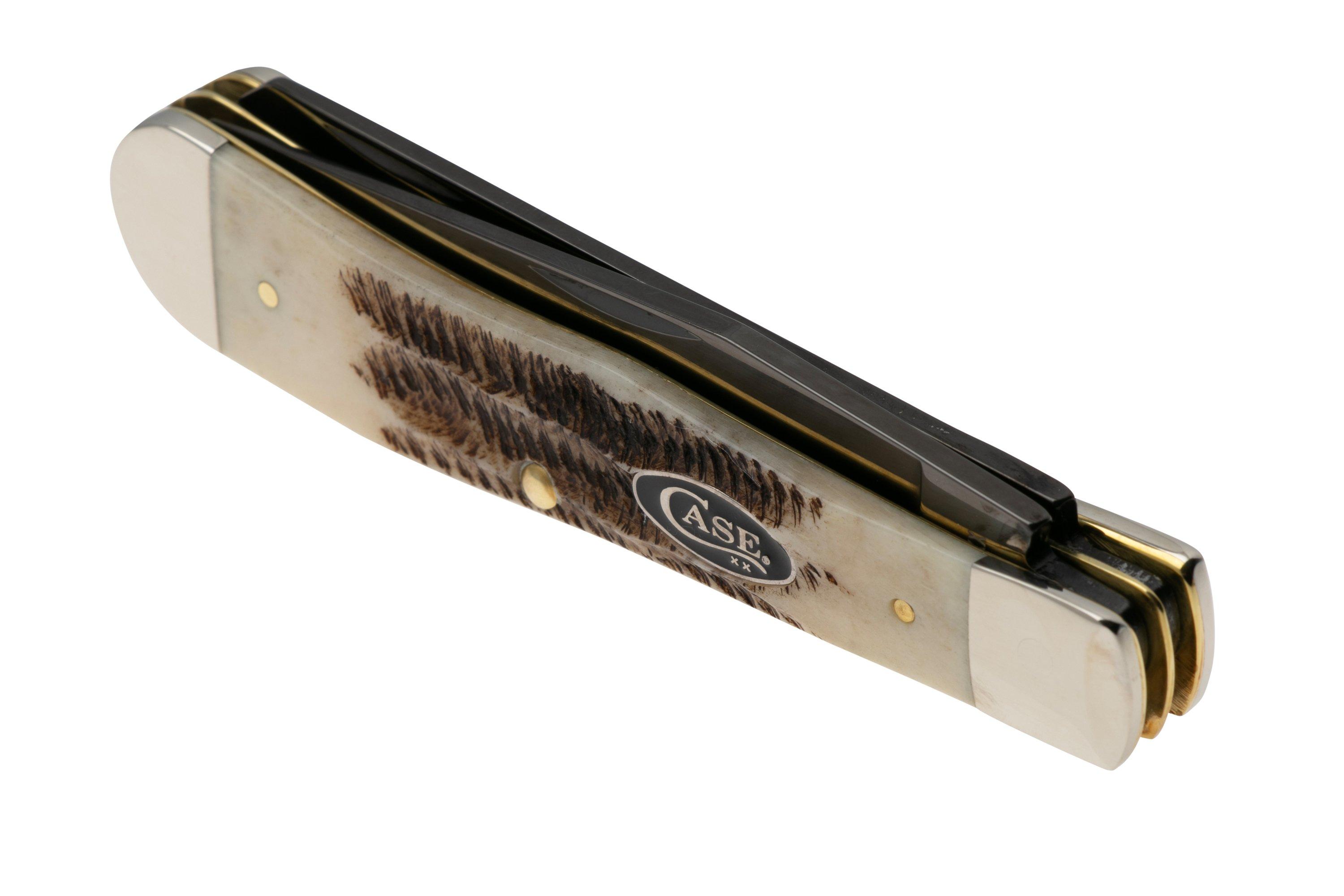 Case Trapper 36740 Vintage Bone, PVD Blade V6254 pocket knife ...