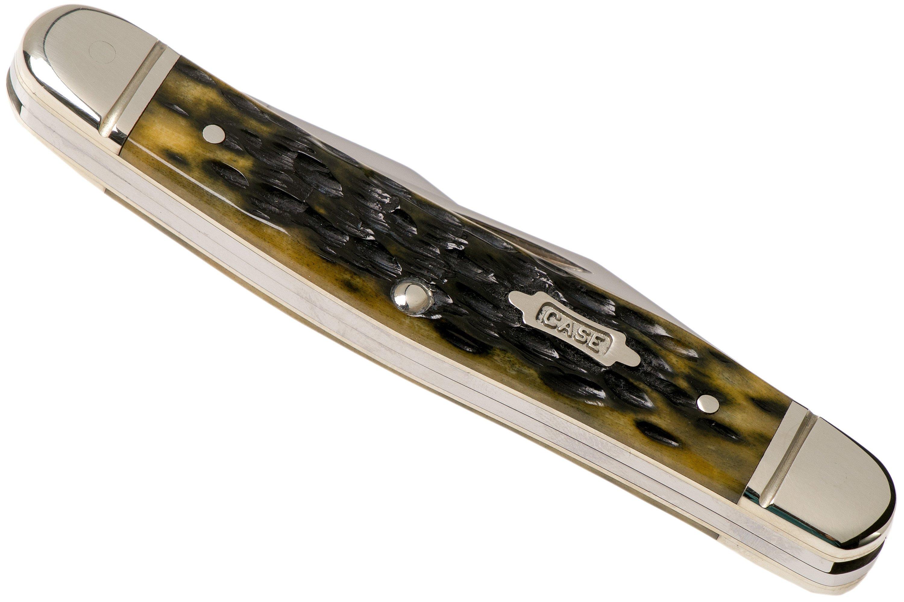 Case Muskrat Pocket Worn Olive Green Bone, Peach Seed, 38195, MUSKRAT ...