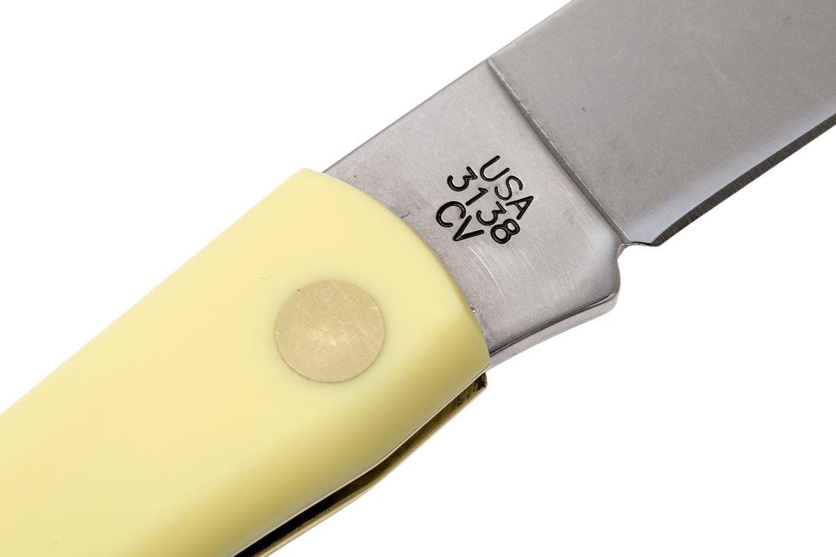 Case Sod Buster Yellow Synthetic, 00038, 3138 CV pocket knife ...