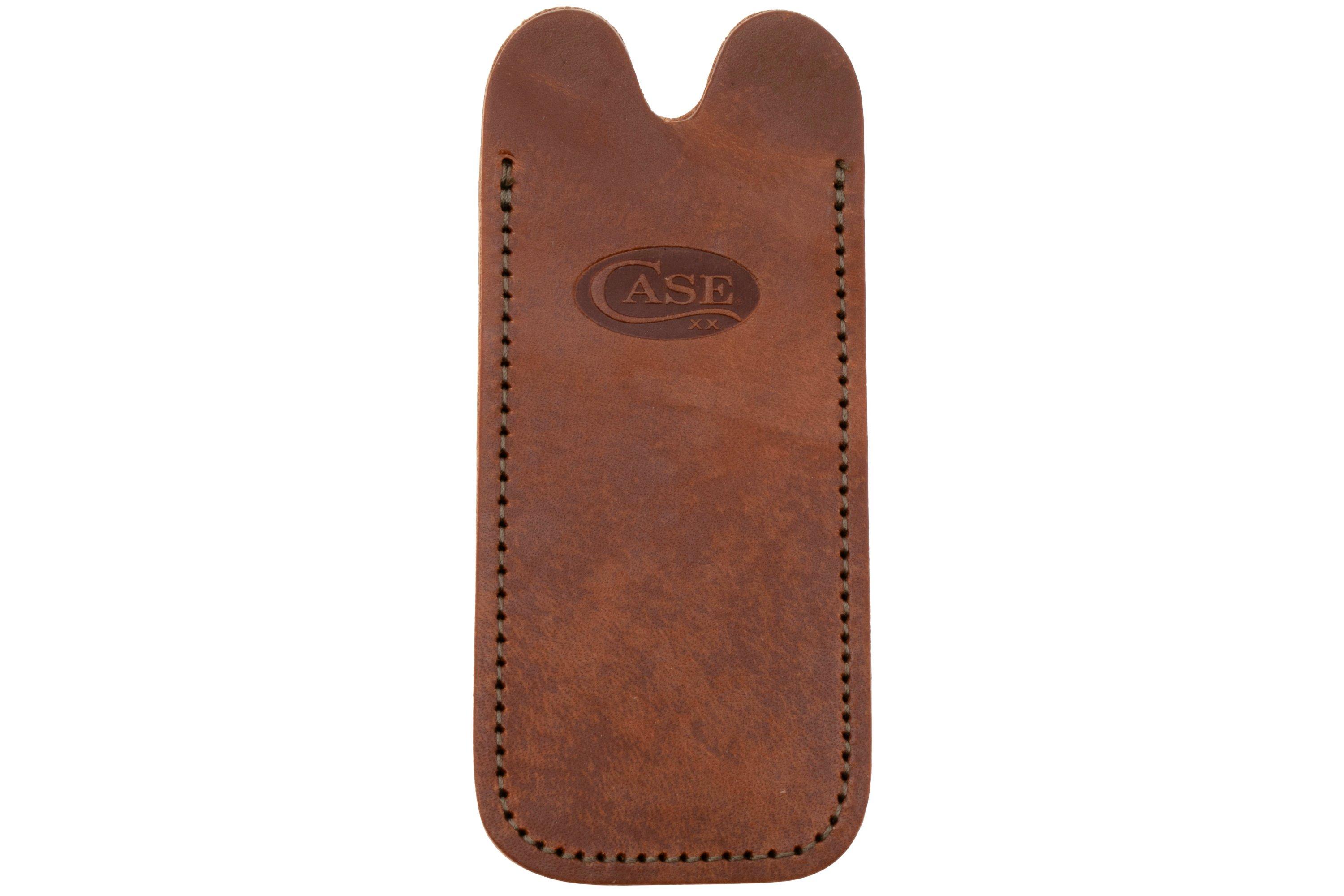 Case Knife Slip 41410 Embossed Genuine Brown Leather, sheath ...