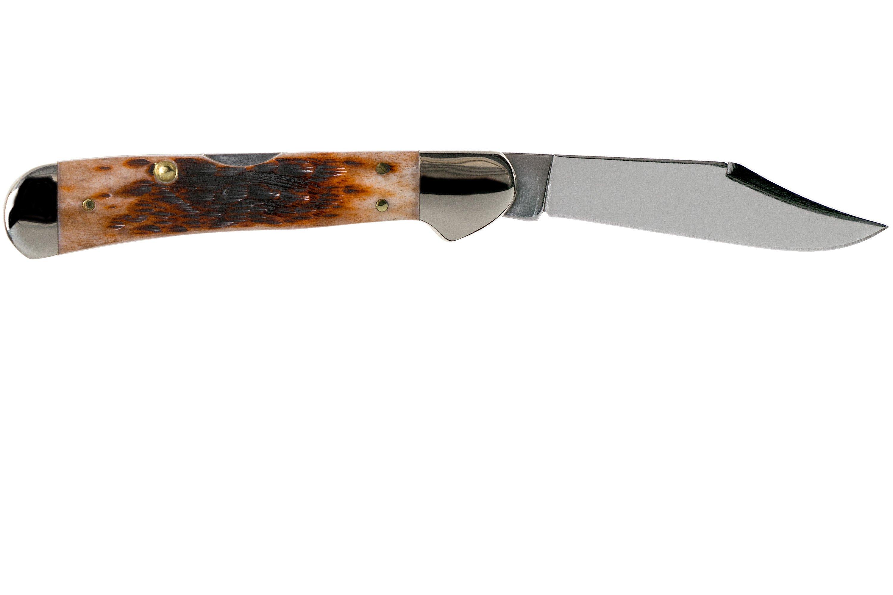 Case Mini Copperlock Brown Bone, Peach Seed Jig, 42655, 61749L SS ...