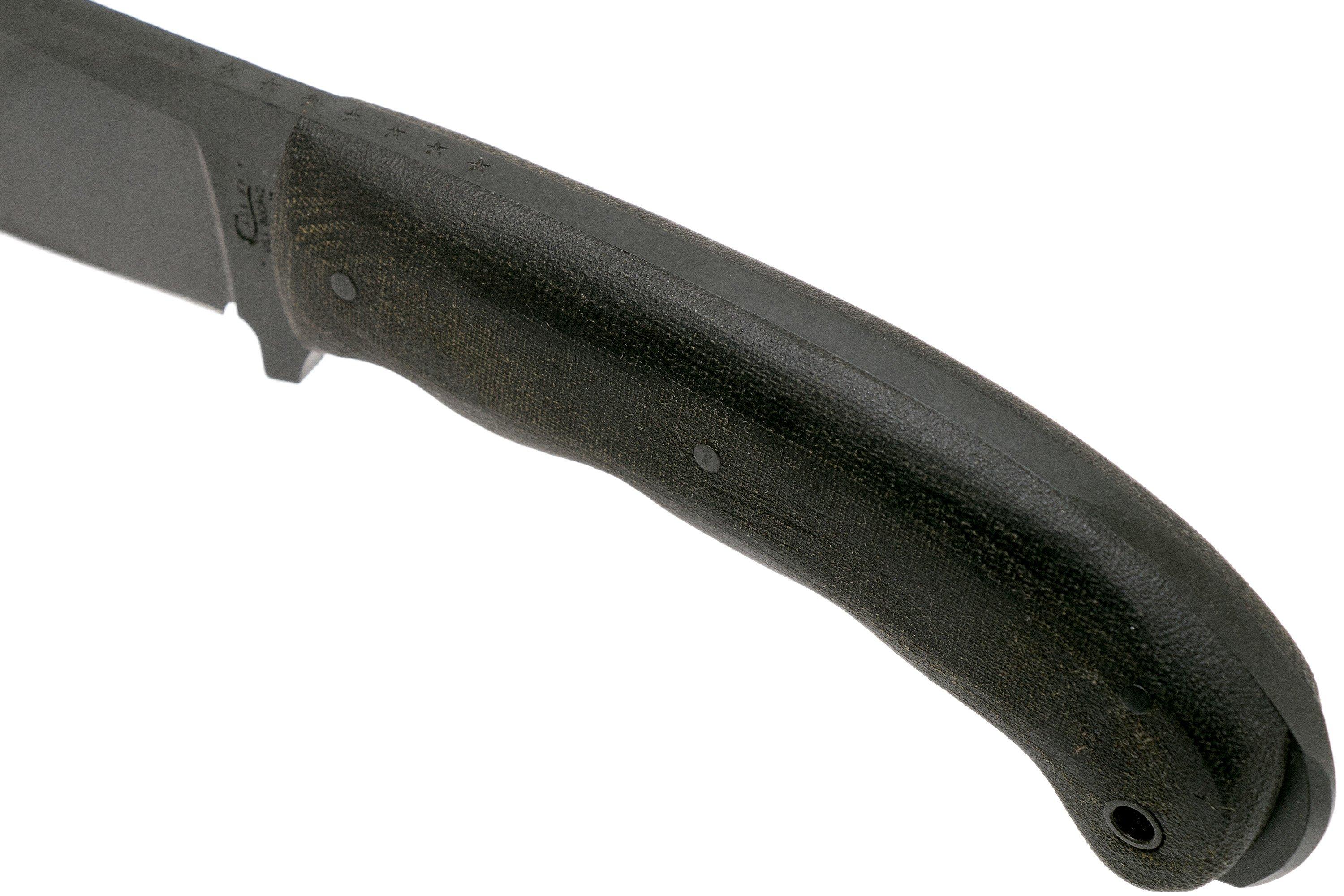 Case Winkler Hambone 43179 Clint Romesha, Black Canvas Micarta, Kydex ...