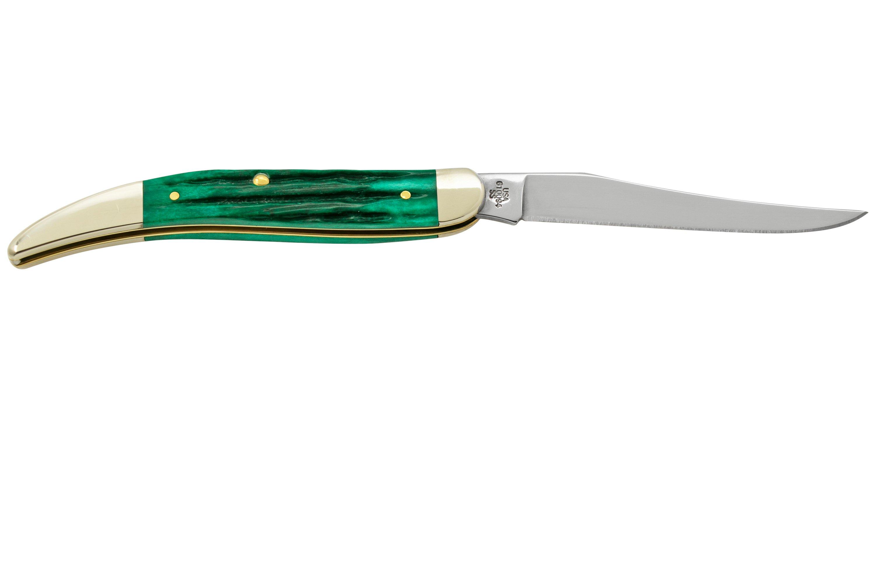 Case Kinfolk Jig Medium Texas Toothpick Jade Bone 48947, 610094 SS ...