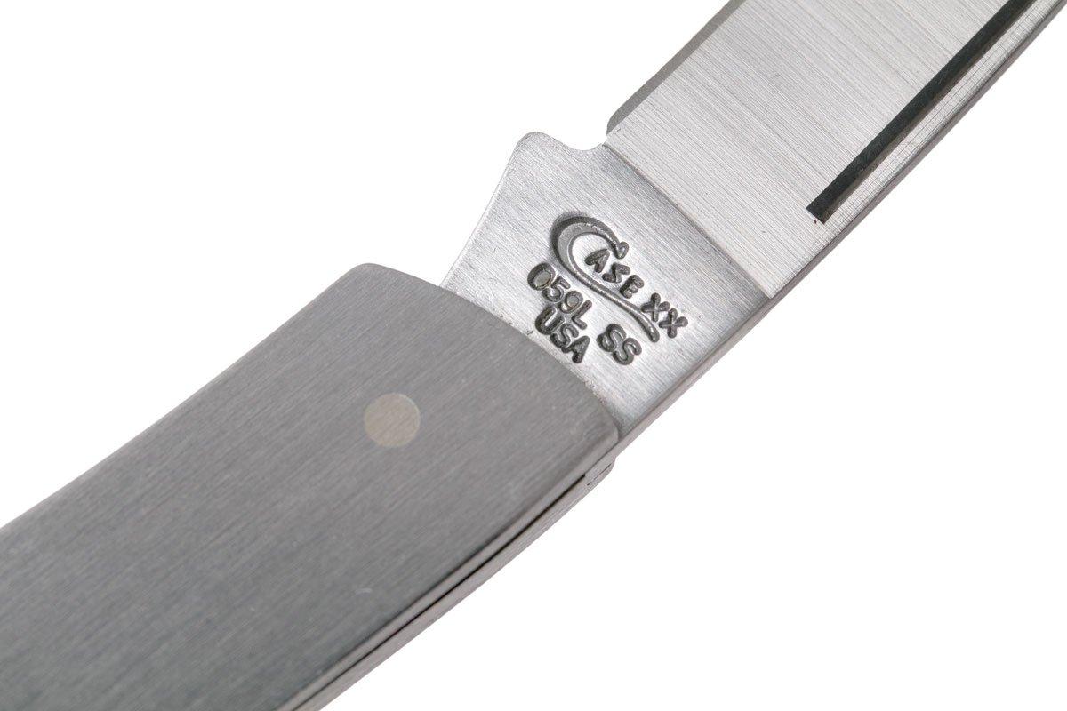 Case Executive Lockback Brushed Stainless, 00004, M1059L SS pocket ...