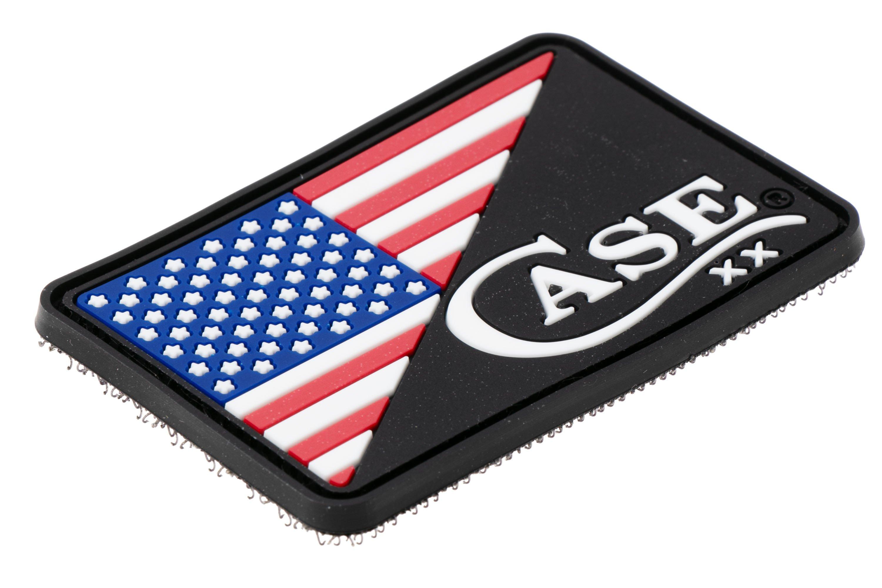 Case XX American Flag 50325 Rubber Velcro Patch | Advantageously ...