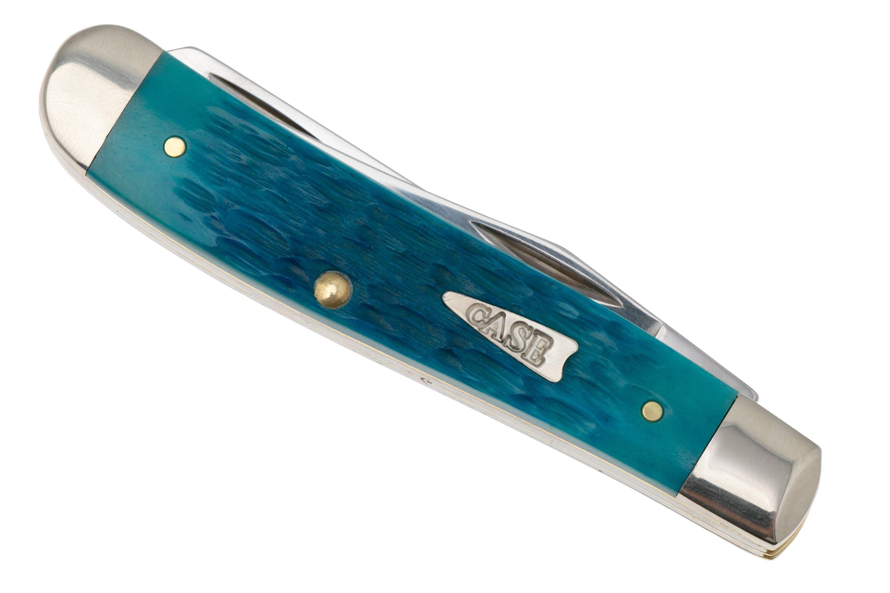 Case Mini Trapper 50641 Sky Blue Bone , Crandall Jig 6207 SS zakmes ...