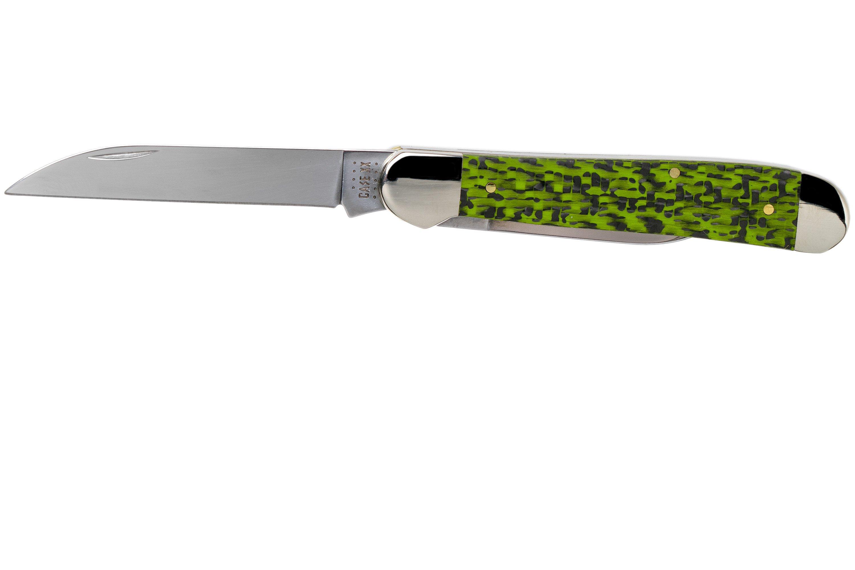 Case Copperhead Green & Black Carbon Fibre-G10 Weave Smooth, 50713 ...