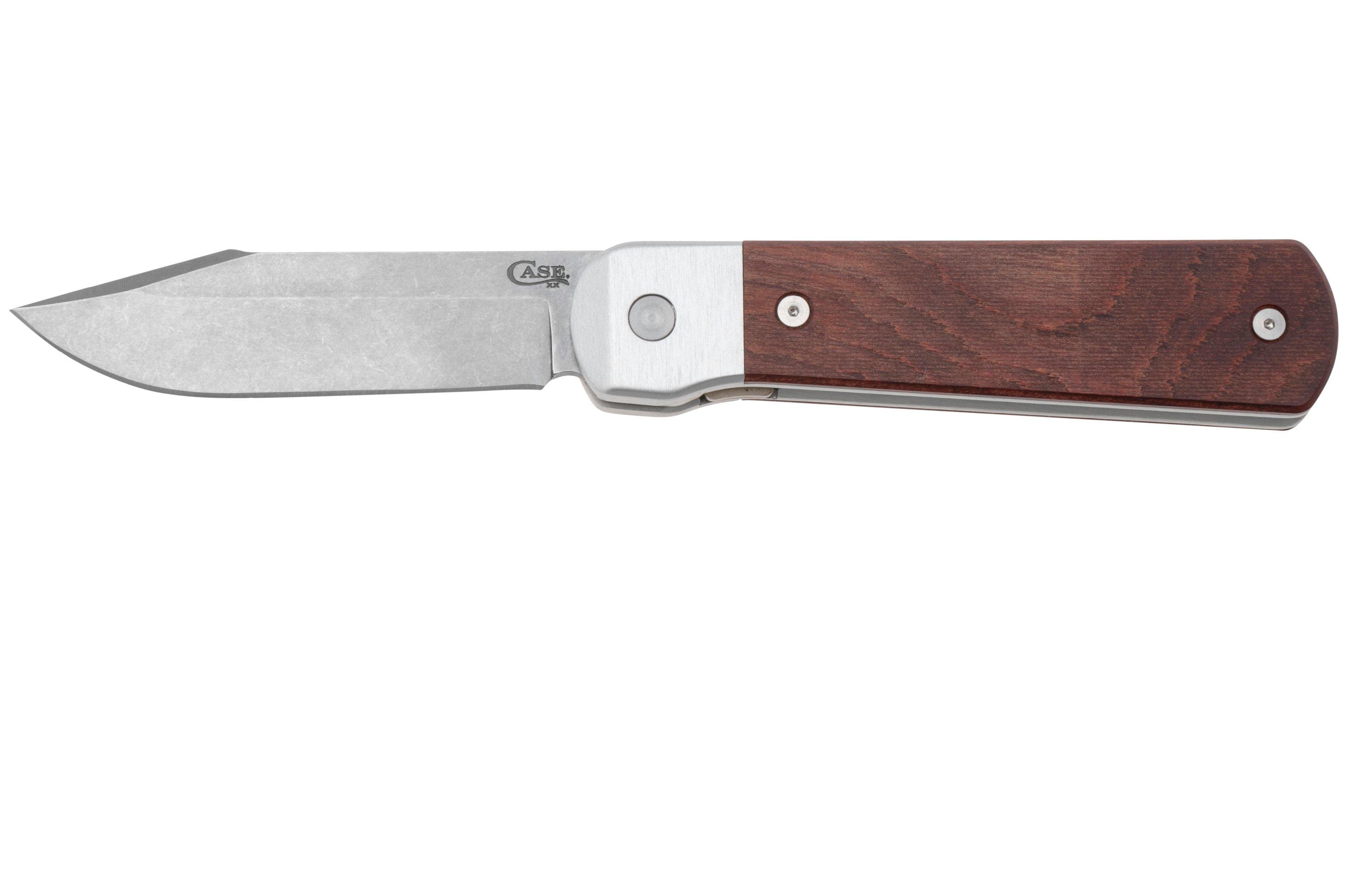 Case Longhouse 50909 Stonewashed CPM 20CV Rosewood, coltello da tasca ...