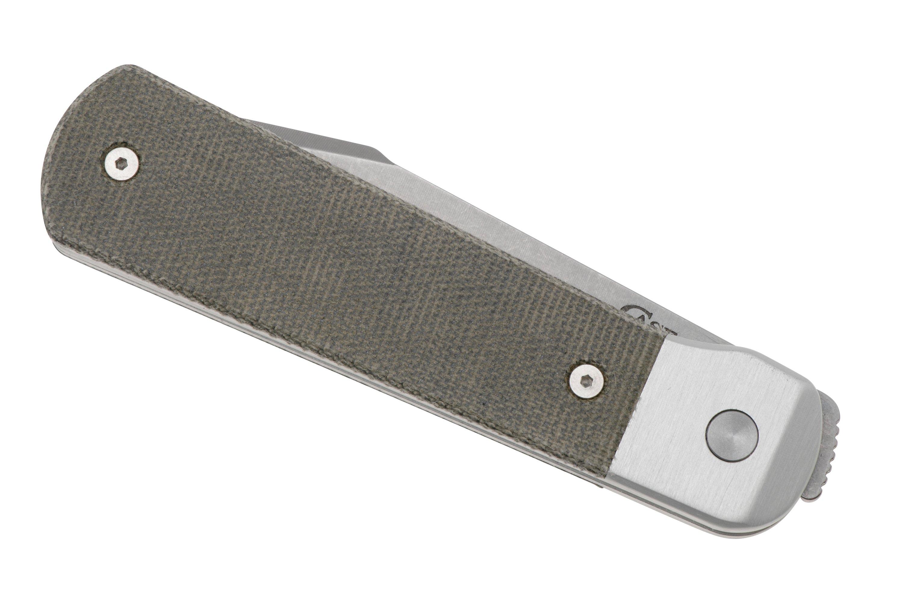 Case Longhouse 50911 Stonewashed CPM 20CV Green Micarta, coltello da ...