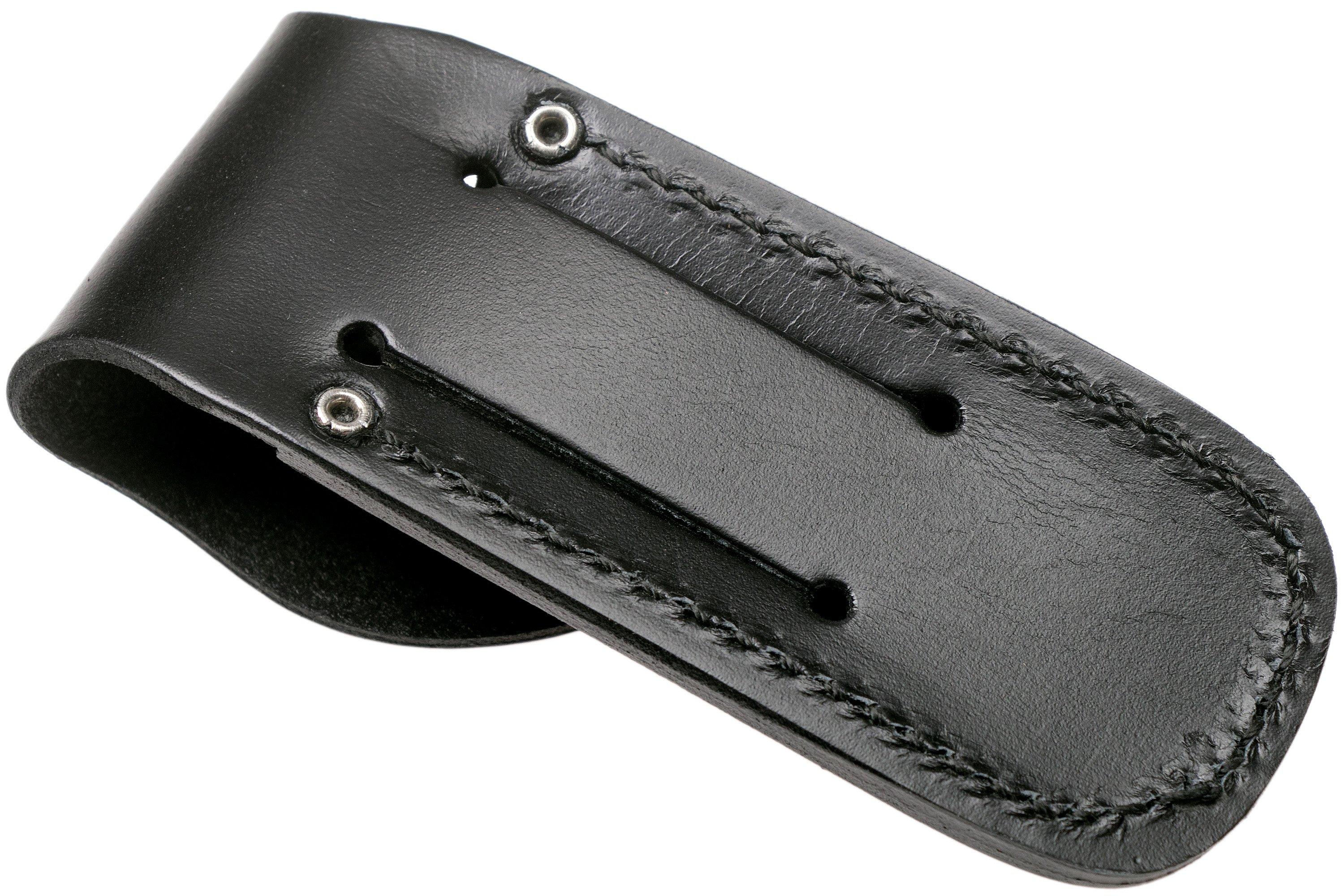 Case Leather Sheath Medium Job Logo 52226 Black leather sheath ...