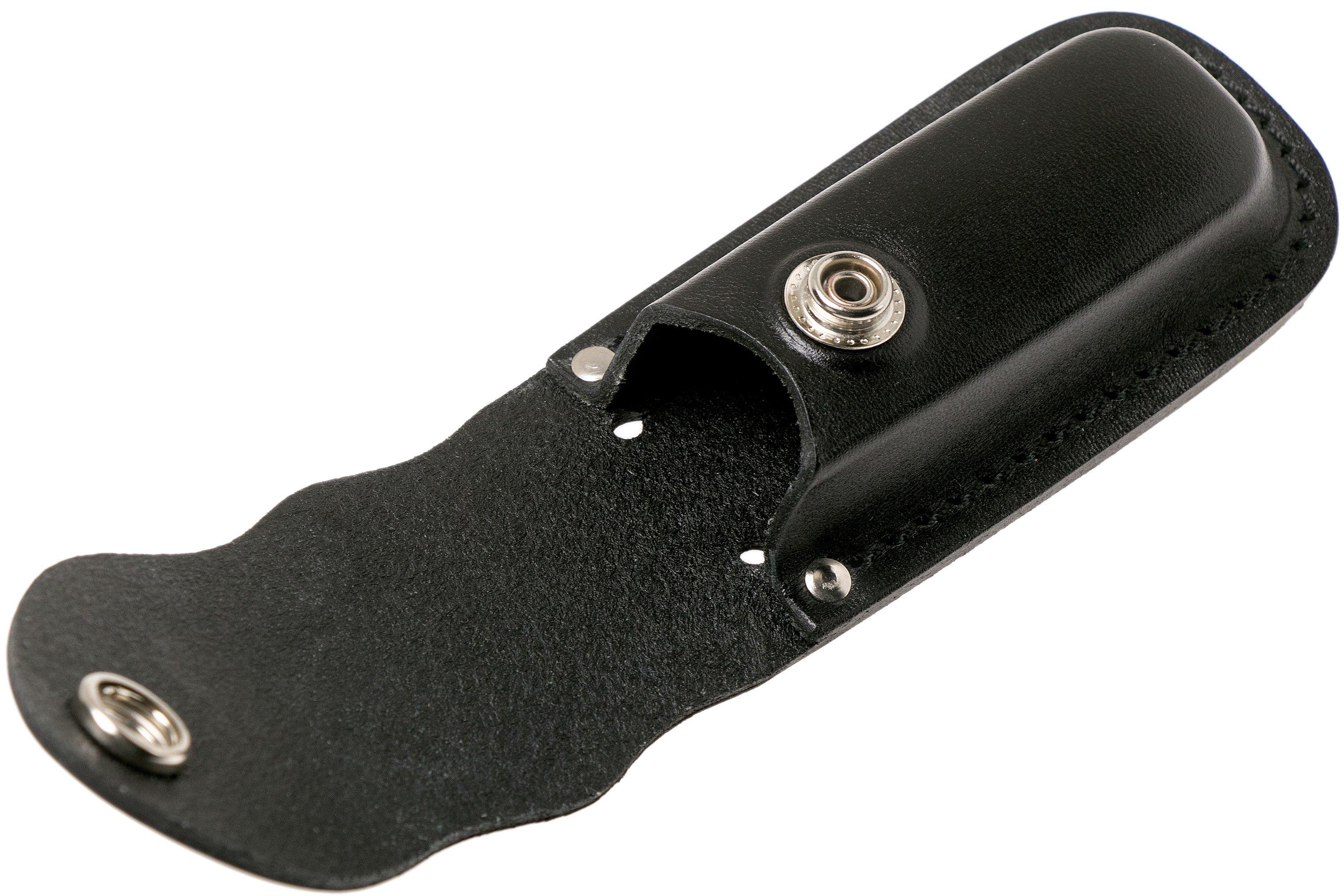 Case Leather Sheath Medium Job Logo 52226 Black leather sheath ...