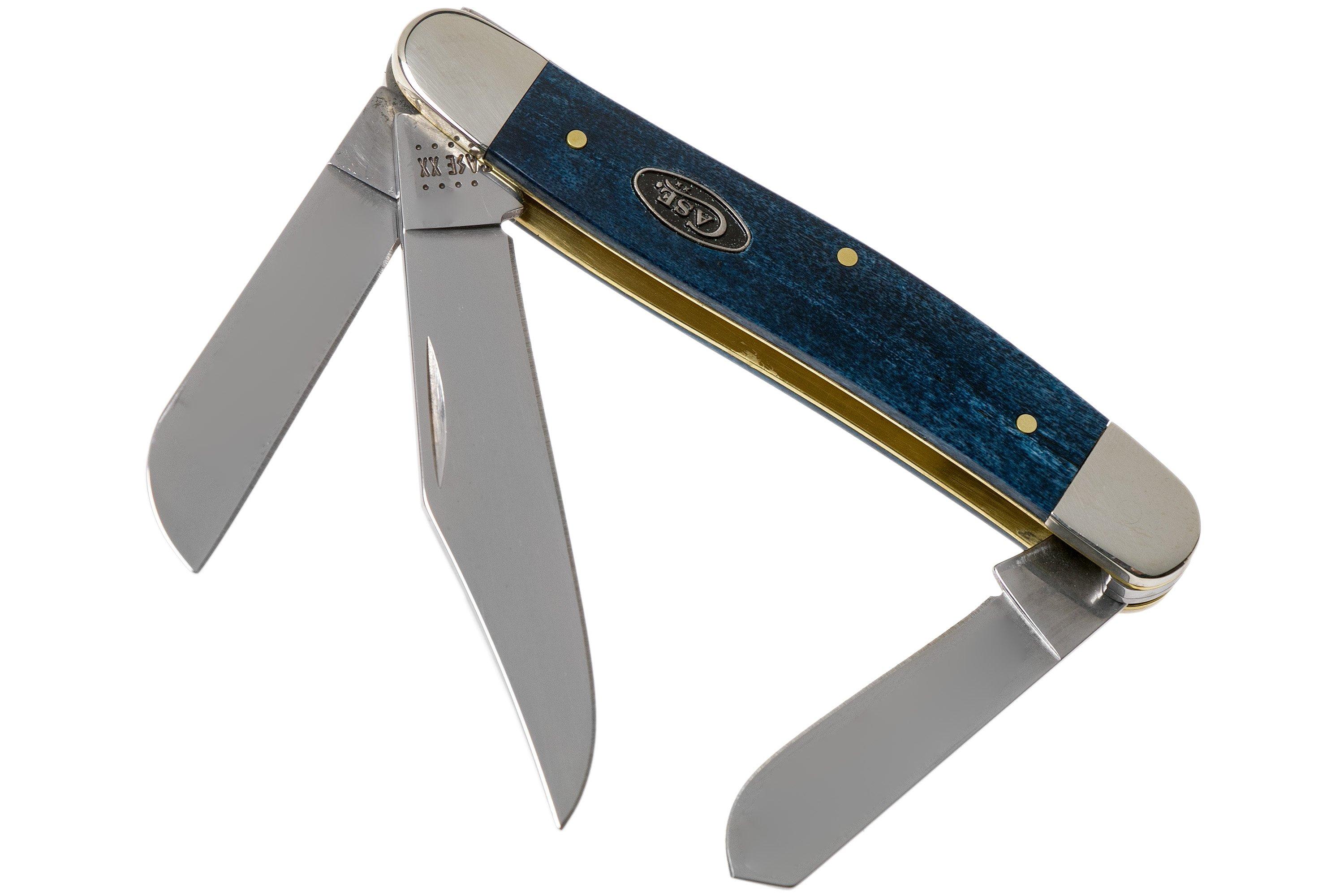 Case Stockman Mediterranean Blue Bone, Smooth, 52805, 6347 SS pocket ...