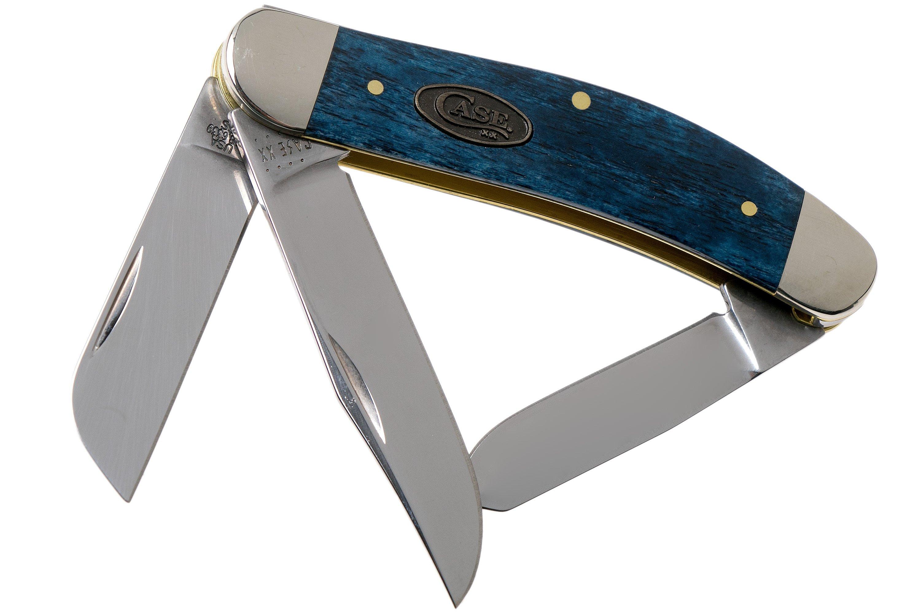 Case Sowbelly Mediterranean Blue Bone, Smooth, 52806, TB6339 SS pocket ...