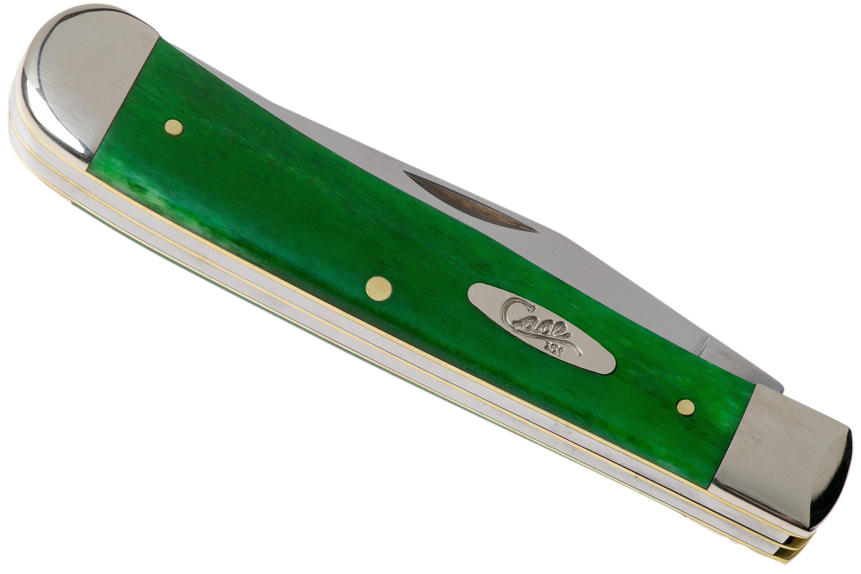 Case Trapper Brilliant Green Bone, Smooth, 52820, 6254 SS navaja ...