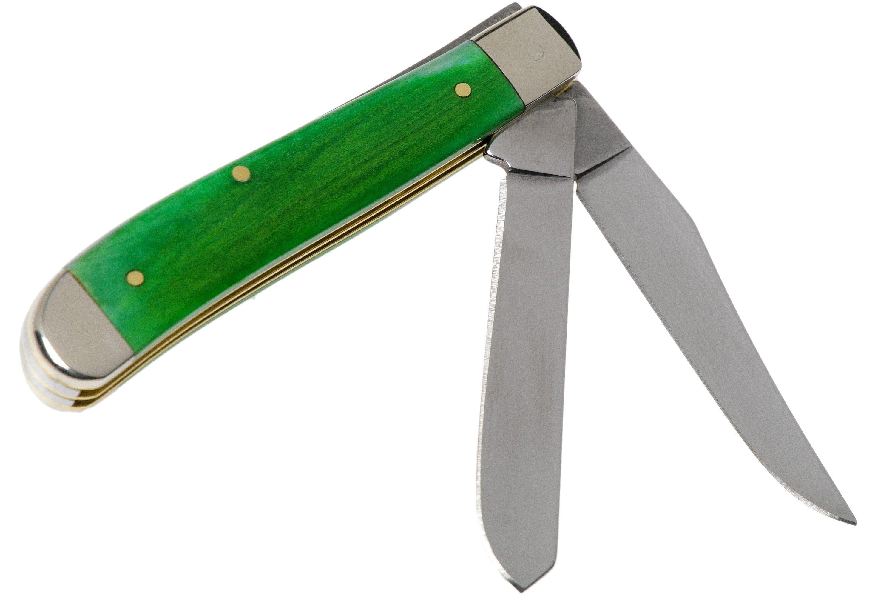 Case Mini Trapper Brilliant Green Bone, Smooth, 52824, 6207 SS pocket ...