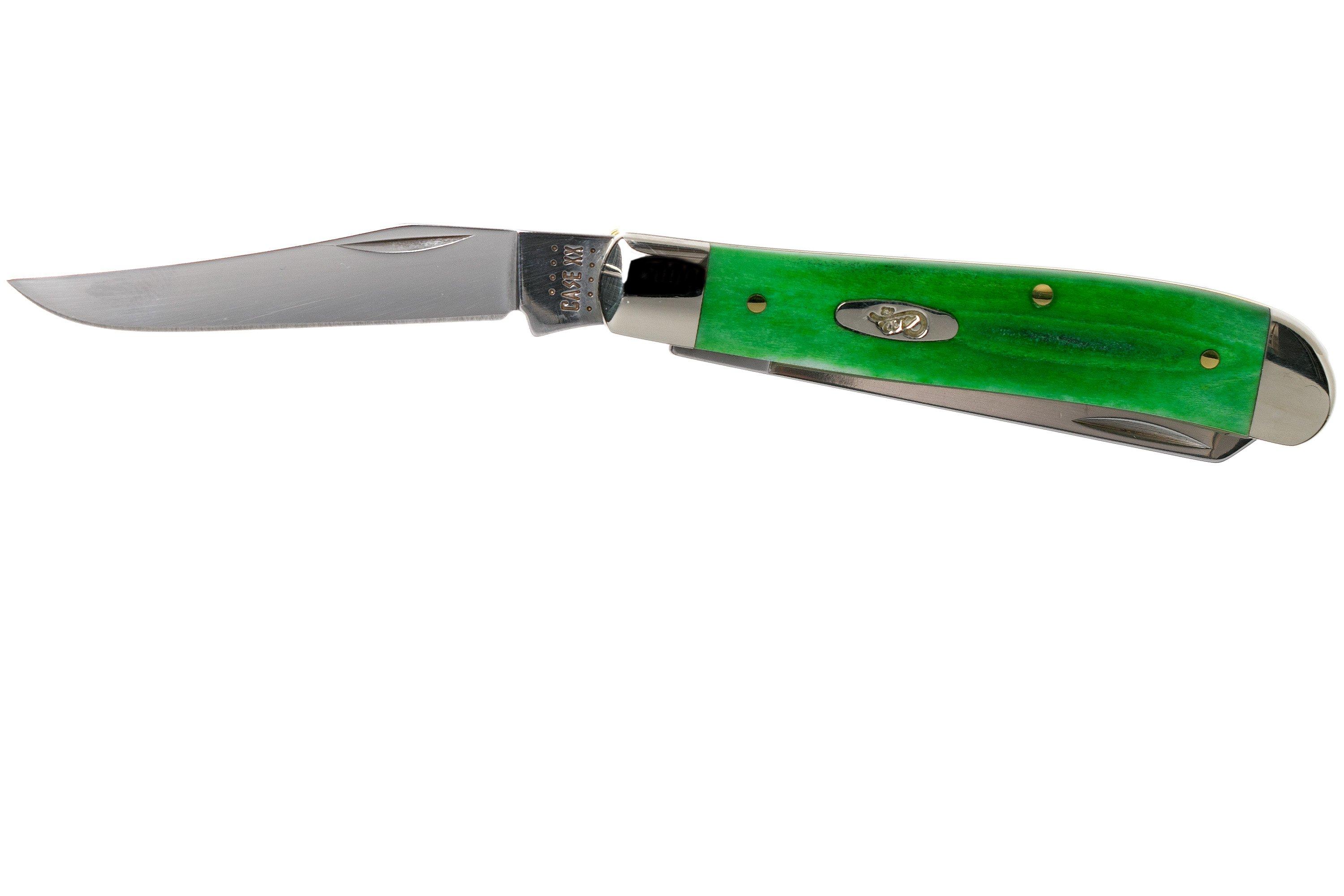Case Mini Trapper Brilliant Green Bone, Smooth, 52824, 6207 SS pocket ...