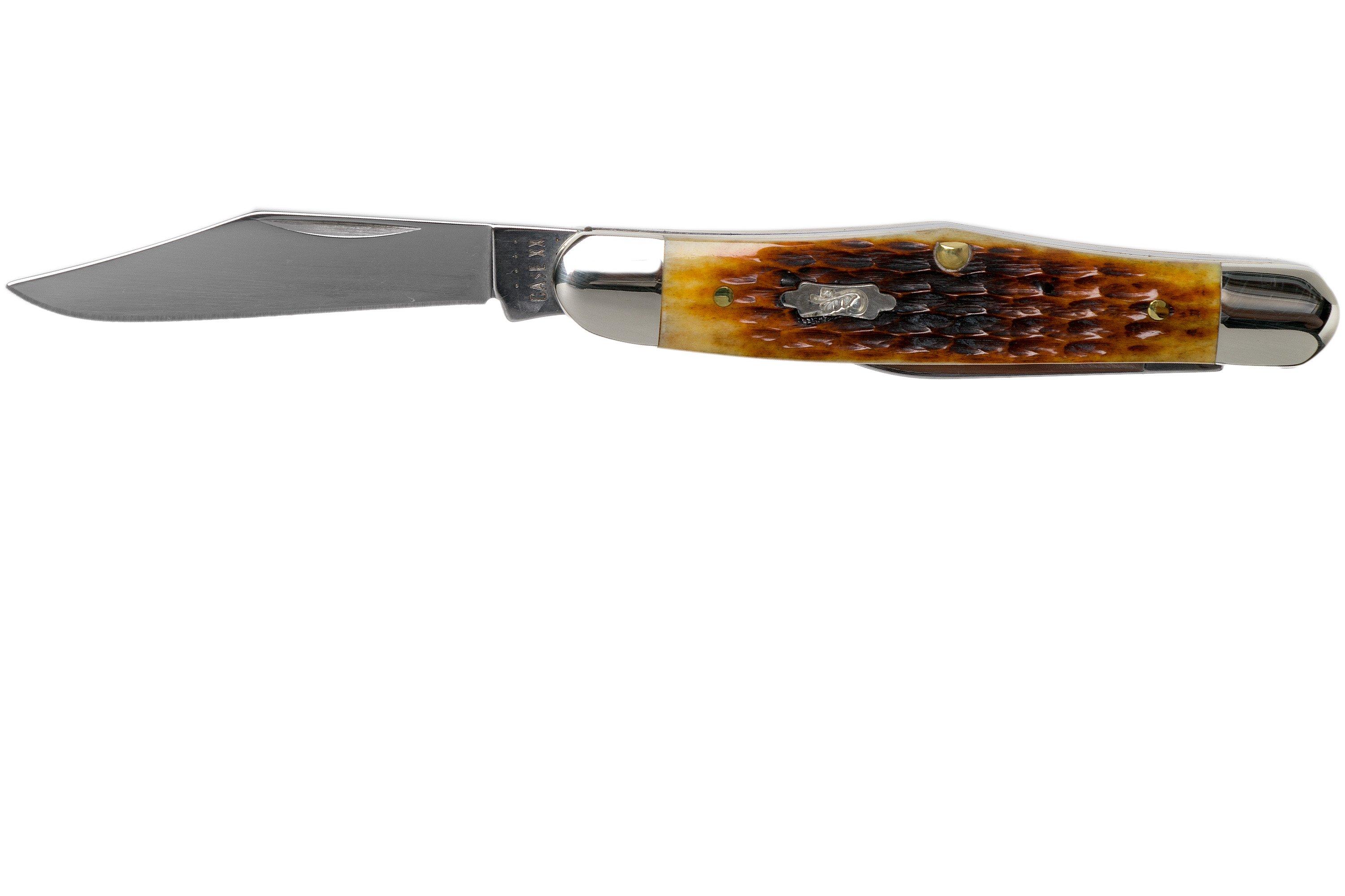 Case Antique Bone - Rogers Corn Cob Jig Half Whittler (6208 SS ...