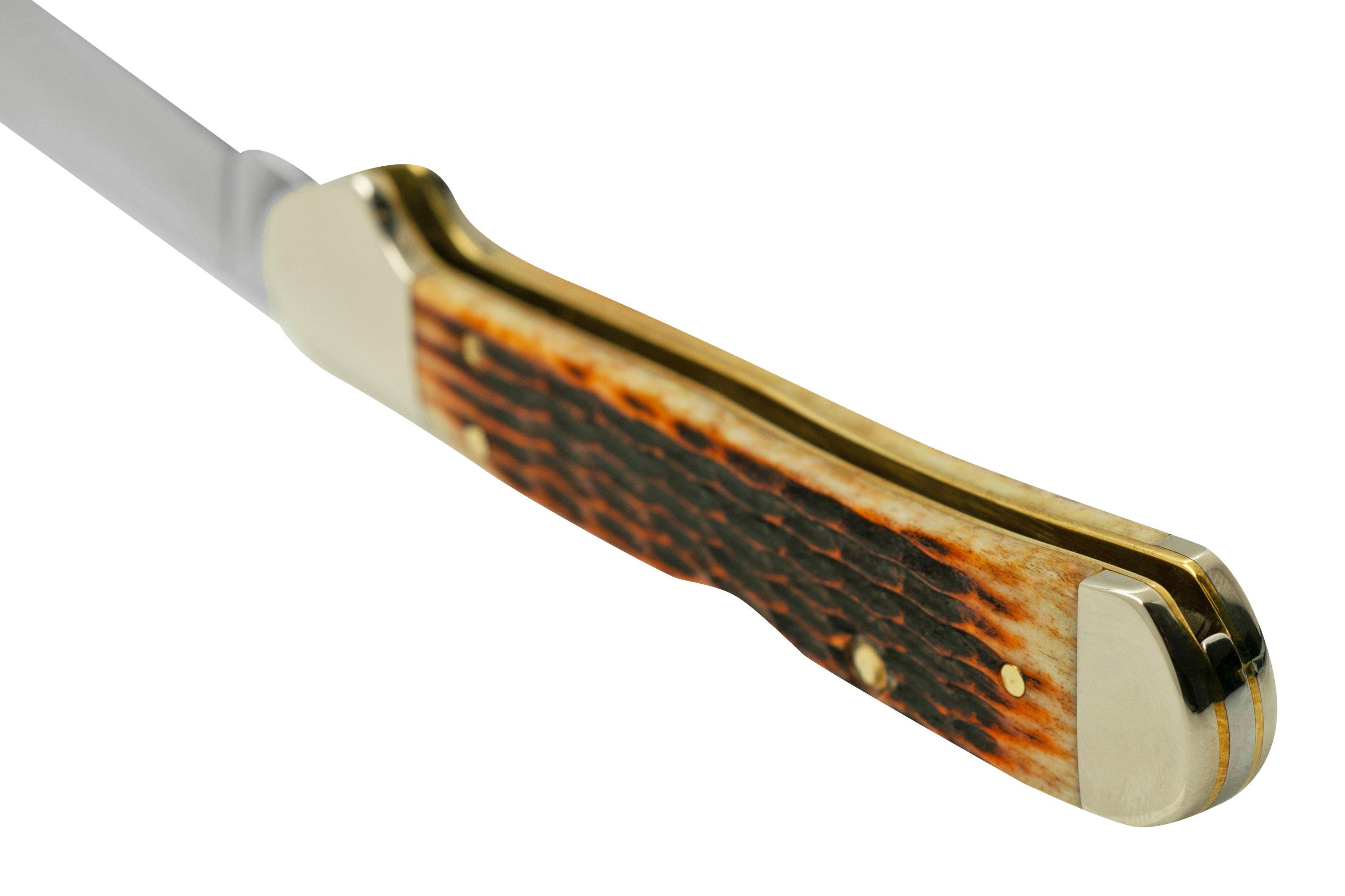 Case Mini CopperLock 52849 Rogers Corn Cob Jig Antique Bone, pocket ...