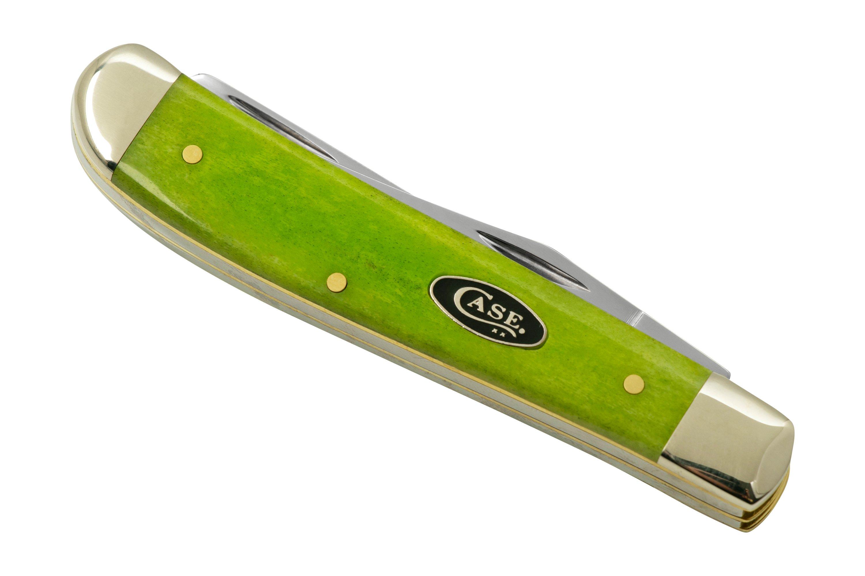 Case Mini Trapper 53034 Green Apple Bone, pocket knife | Advantageously ...