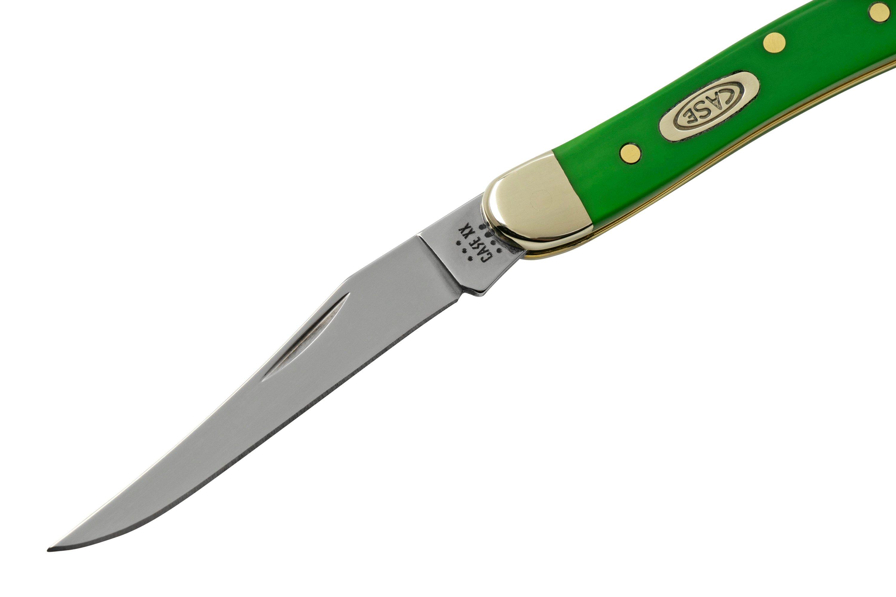 Case Small Texas Toothpick 53394 Green, pocket knife | Advantageously ...