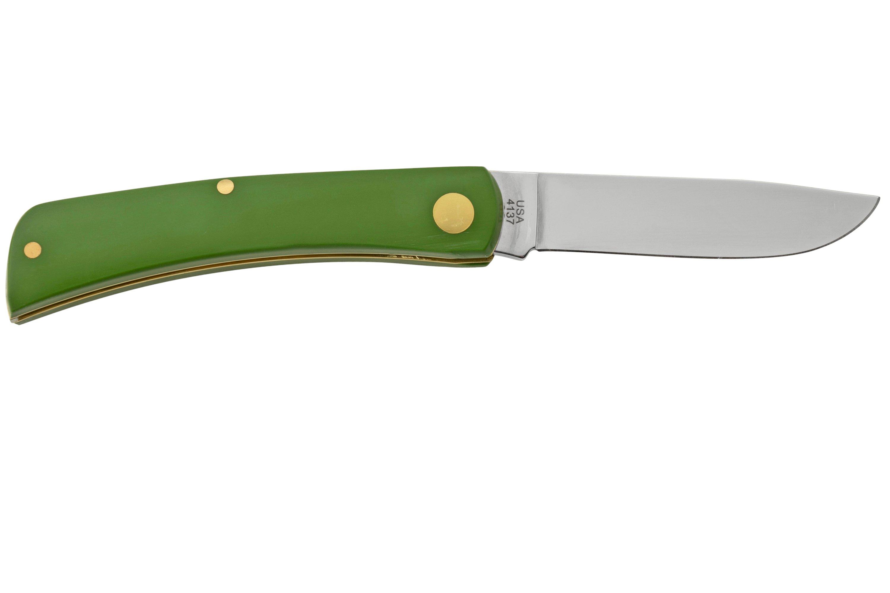 Case Sod Buster Jr. 53395, 4137 SS, Green Synthetic, coltello da tasca ...