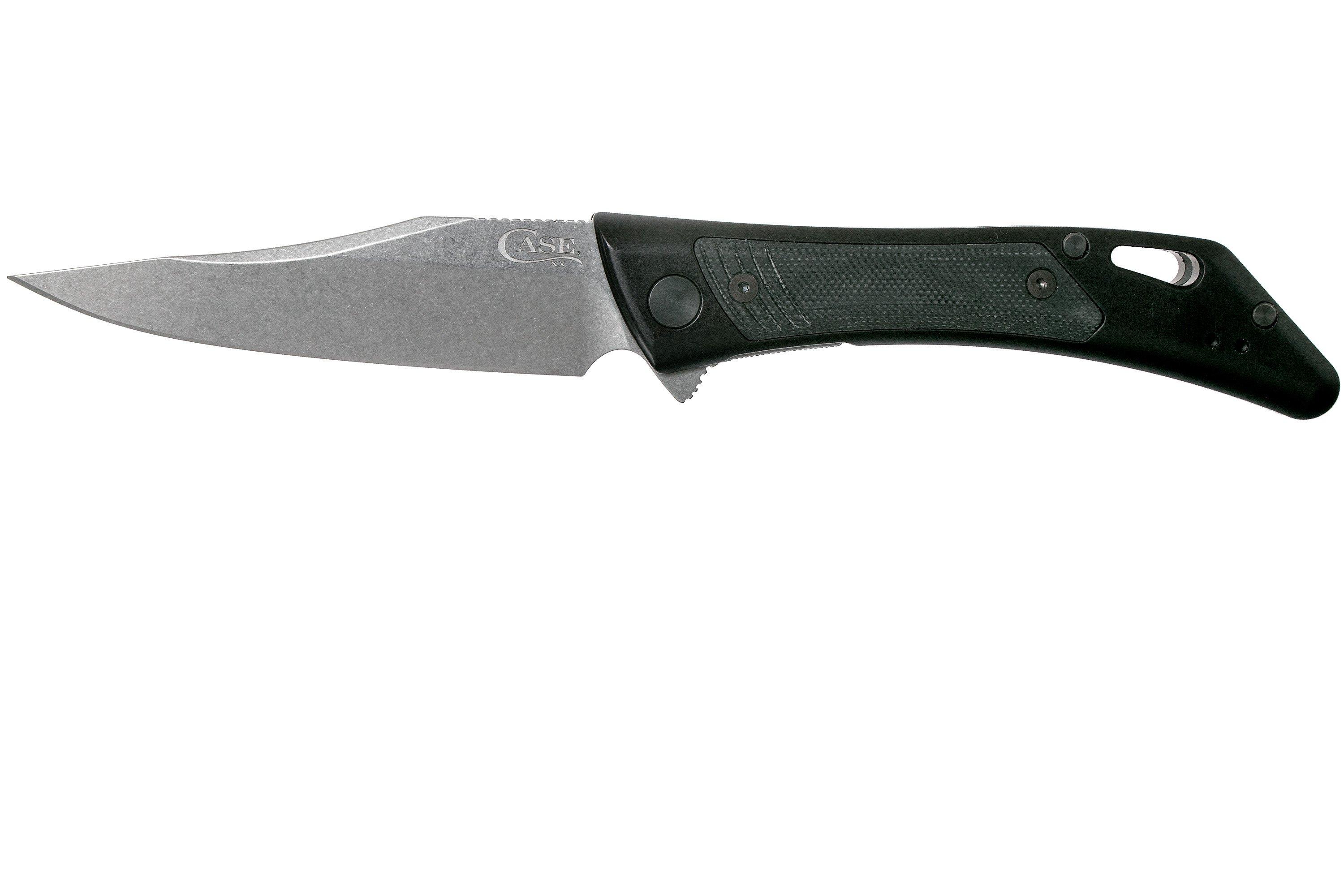 Case Sharp Tooth Flipper Black 53503 pocket knife | Advantageously ...