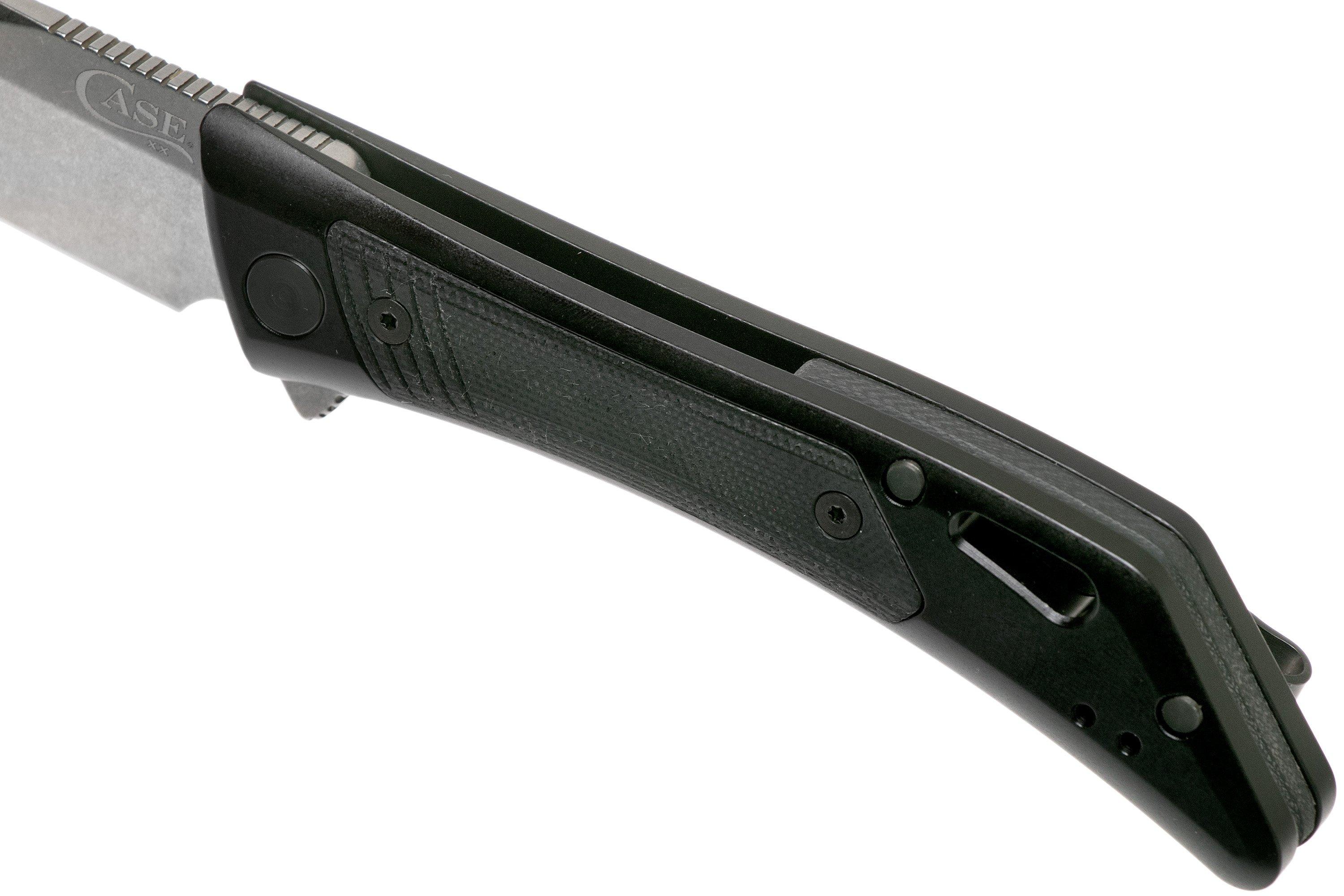 Case Sharp Tooth Flipper Black 53503 pocket knife | Advantageously ...