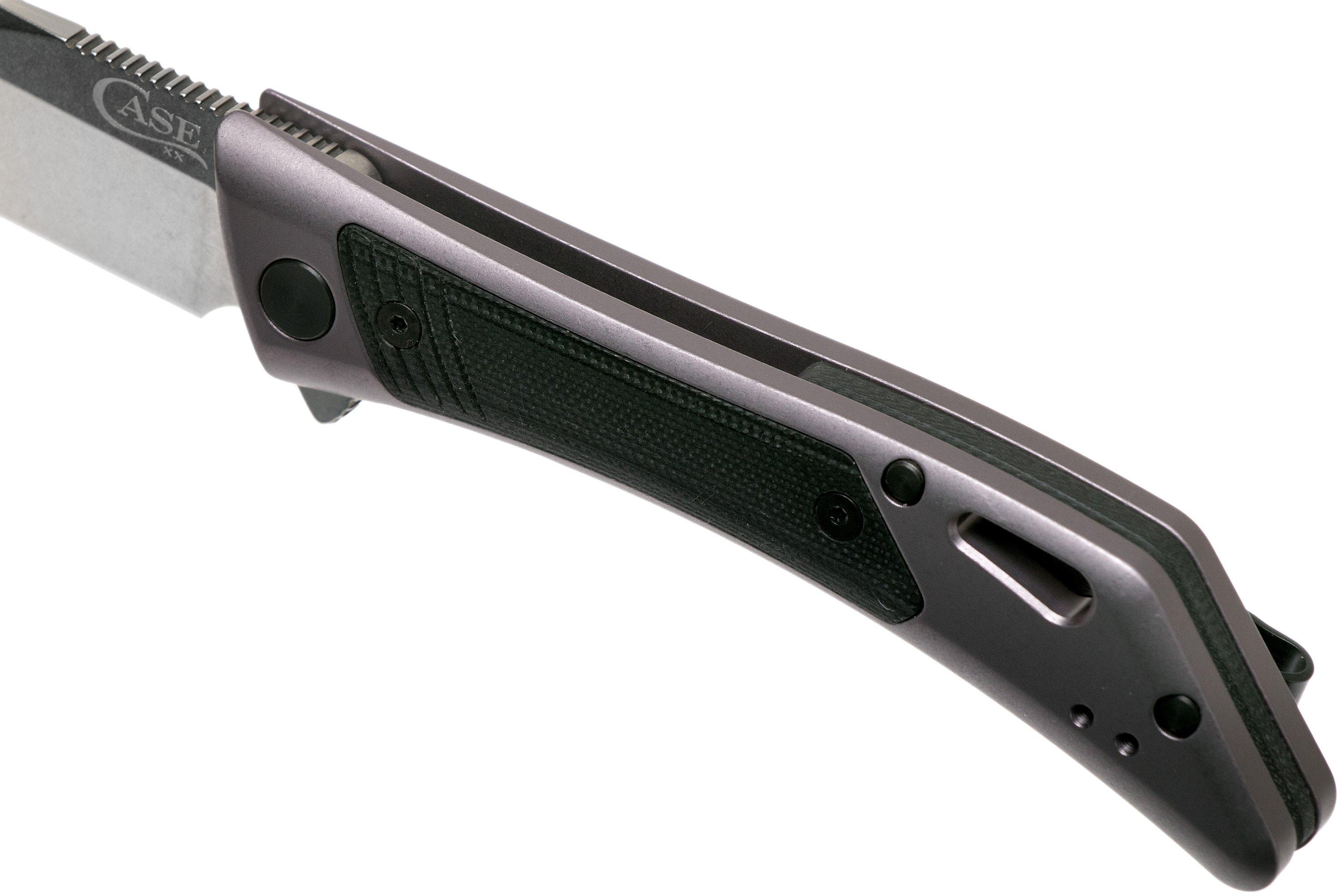 Case Sharp Tooth Flipper Dark Gray 53504 pocket knife | Advantageously ...