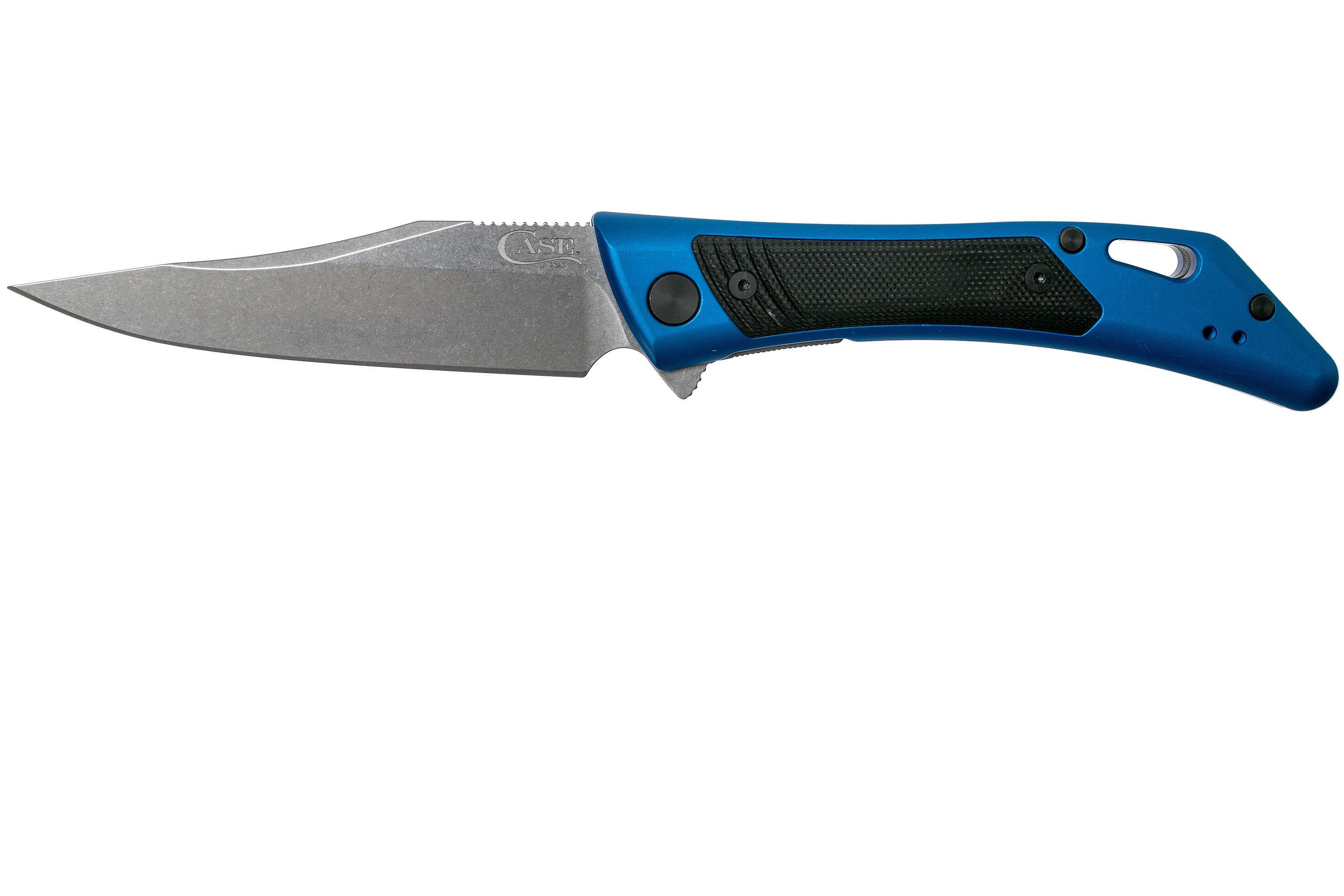 Case Sharp Tooth Flipper Blue 53505 pocket knife | Advantageously ...
