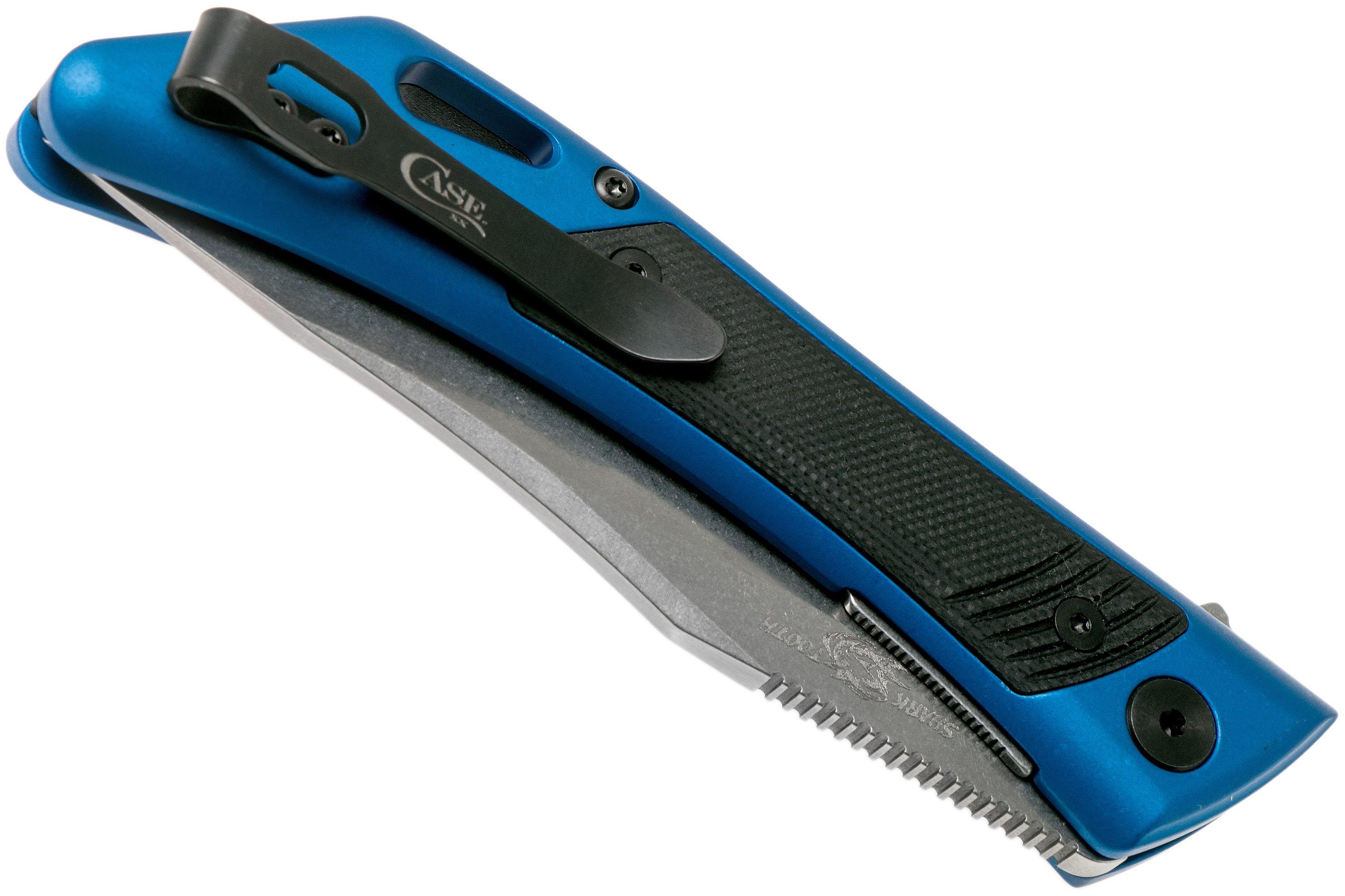 Case Sharp Tooth Flipper Blue 53505 pocket knife | Advantageously ...
