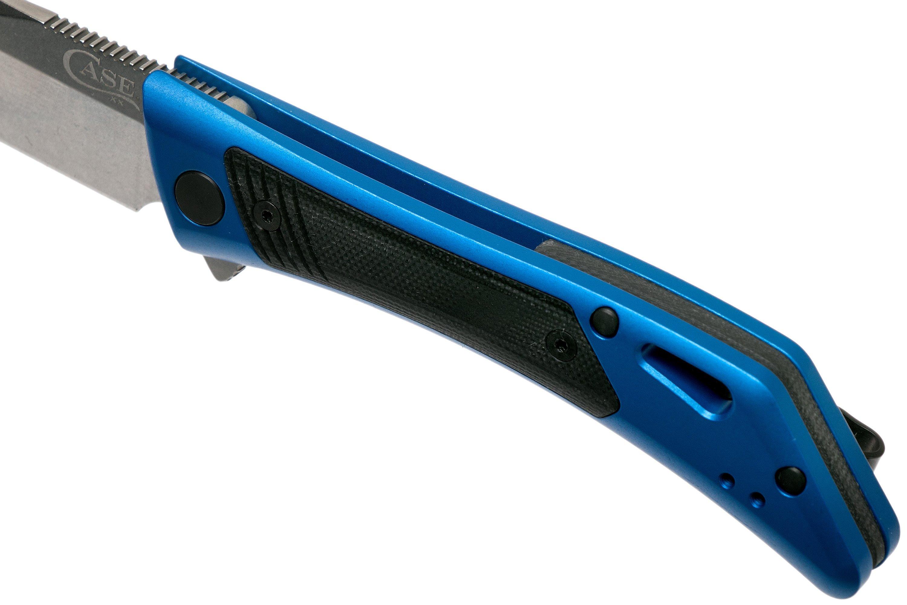 Case Sharp Tooth Flipper Blue 53505 pocket knife | Advantageously ...