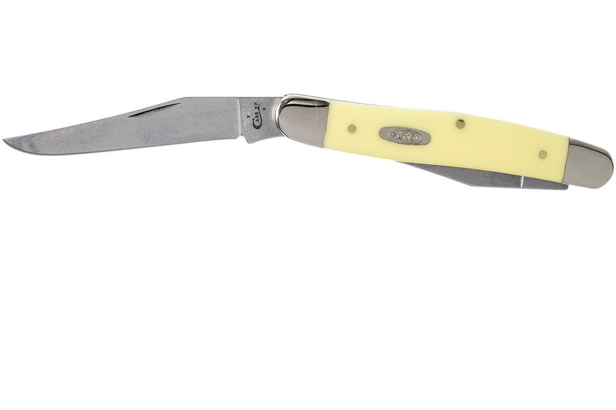 Case Muskrat Yellow Synthetic, 00056 CV pocket knife | Advantageously ...