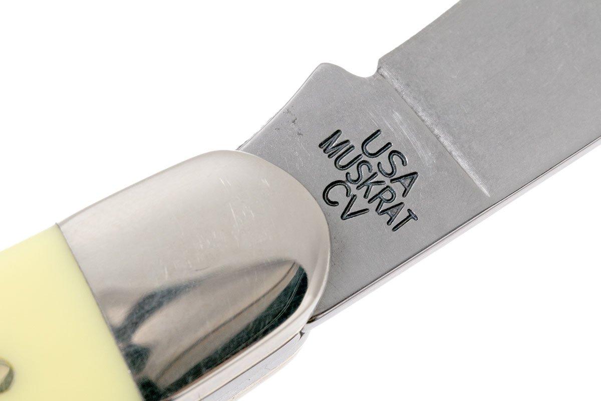 Case Muskrat Yellow Synthetic, 00056 CV pocket knife | Advantageously ...