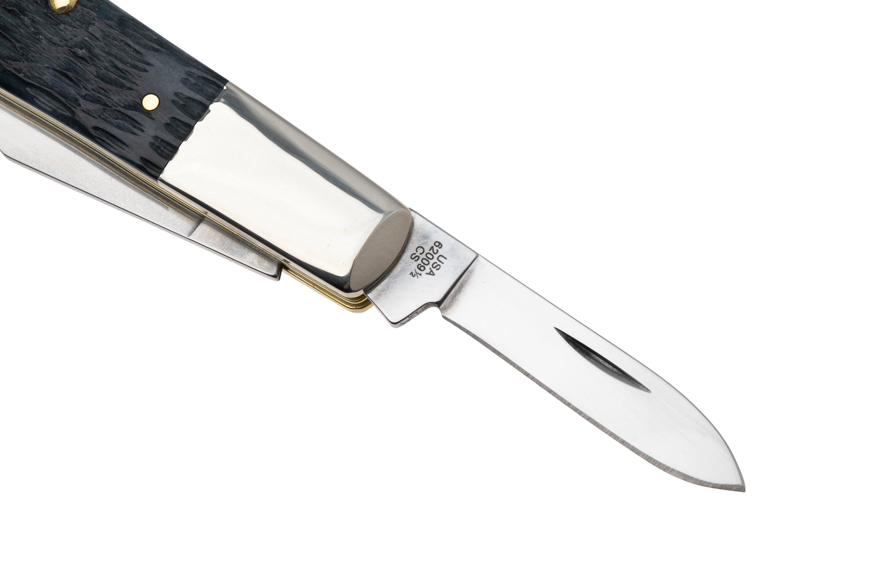 Case Barlow 58423 Crandall Jig Pocket Worn Gray Bone 62009 1/2 CS ...