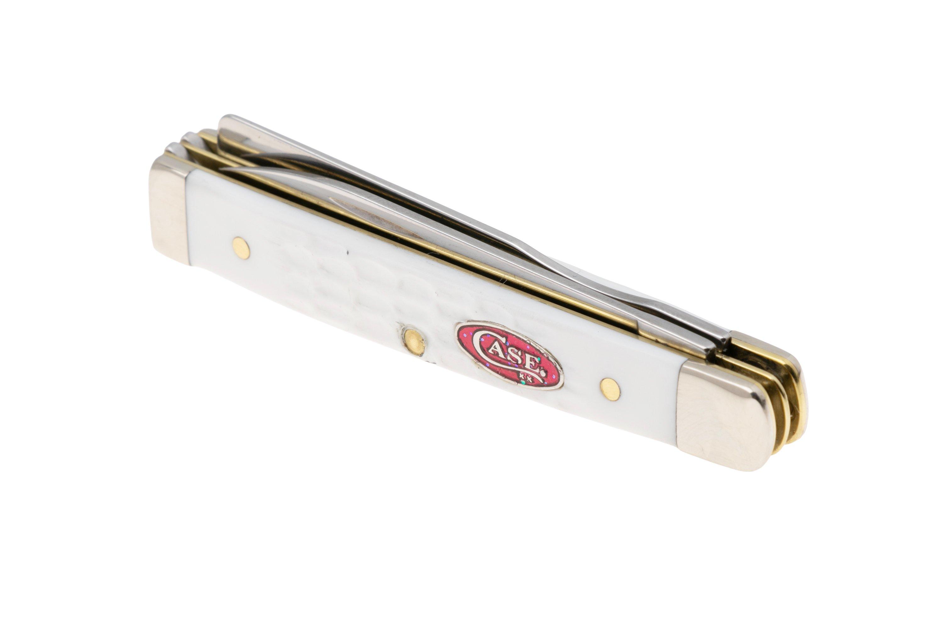 Case Baby Doc Standard White Synthetic, 60178, 6282SP SS pocket knife ...