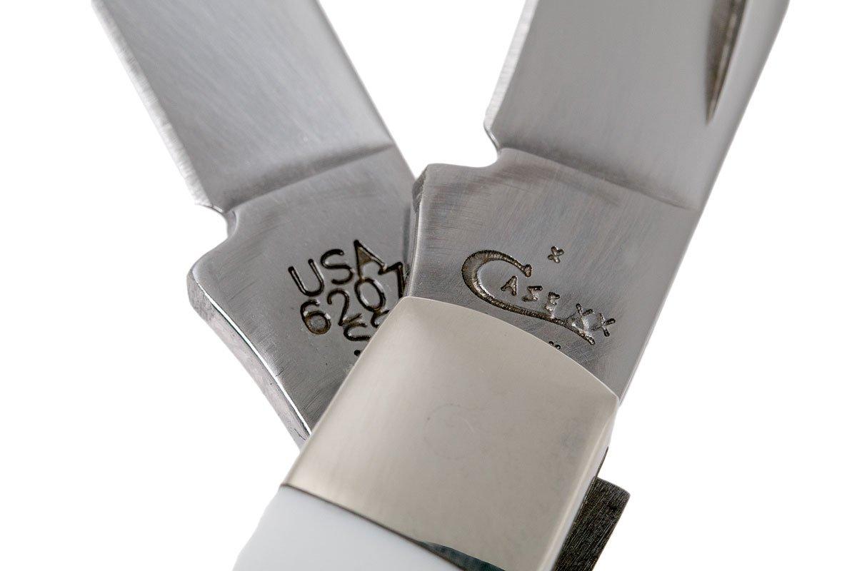Case Mini Trapper Sparxx White Synthetic, 60186, 6207 SS pocket knife ...