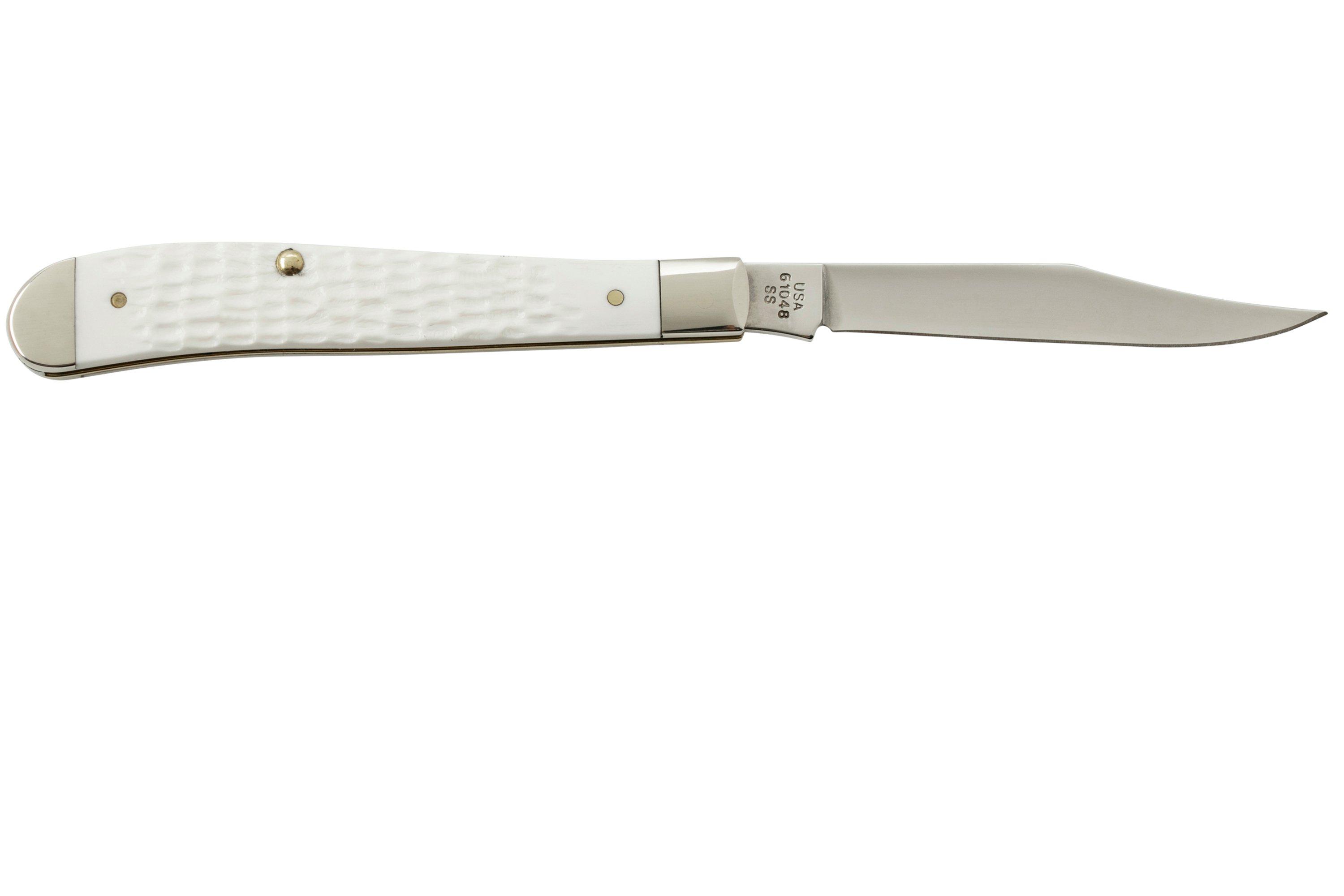 Case Slimline Trapper 60194 White Synthetic SparXX, 61048 SS, zakmes ...