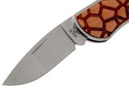 Case X Woodchuck Executive Lockback Brushed Stainless Giraffe 64320