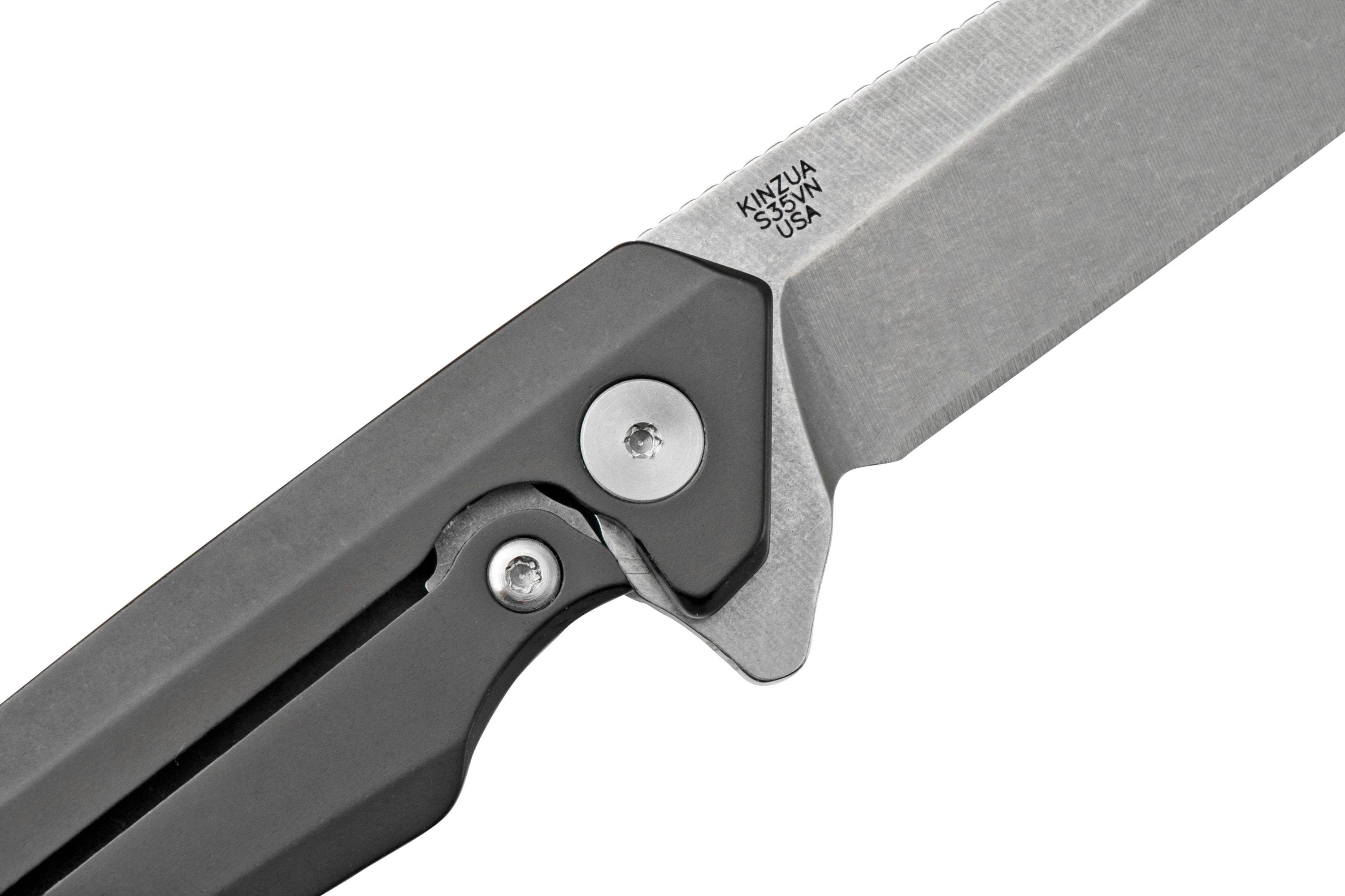 Case Kinzua Spearpoint, Black Anodized Aluminum, S35VN, 64662 pocket ...