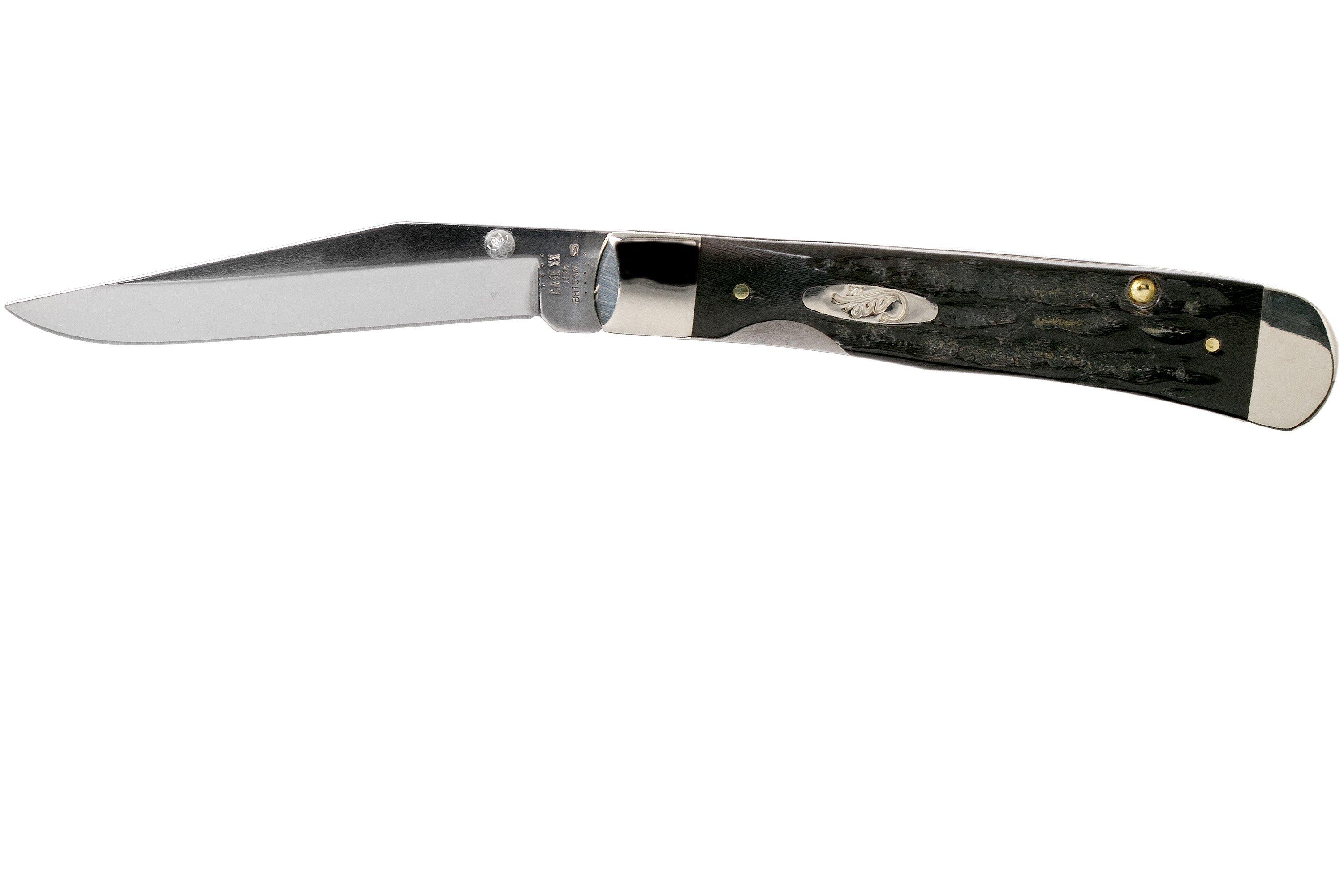 Case Kickstart Trapperlock Jigged Buffalo Horn 65023, BH154AC SS pocket ...