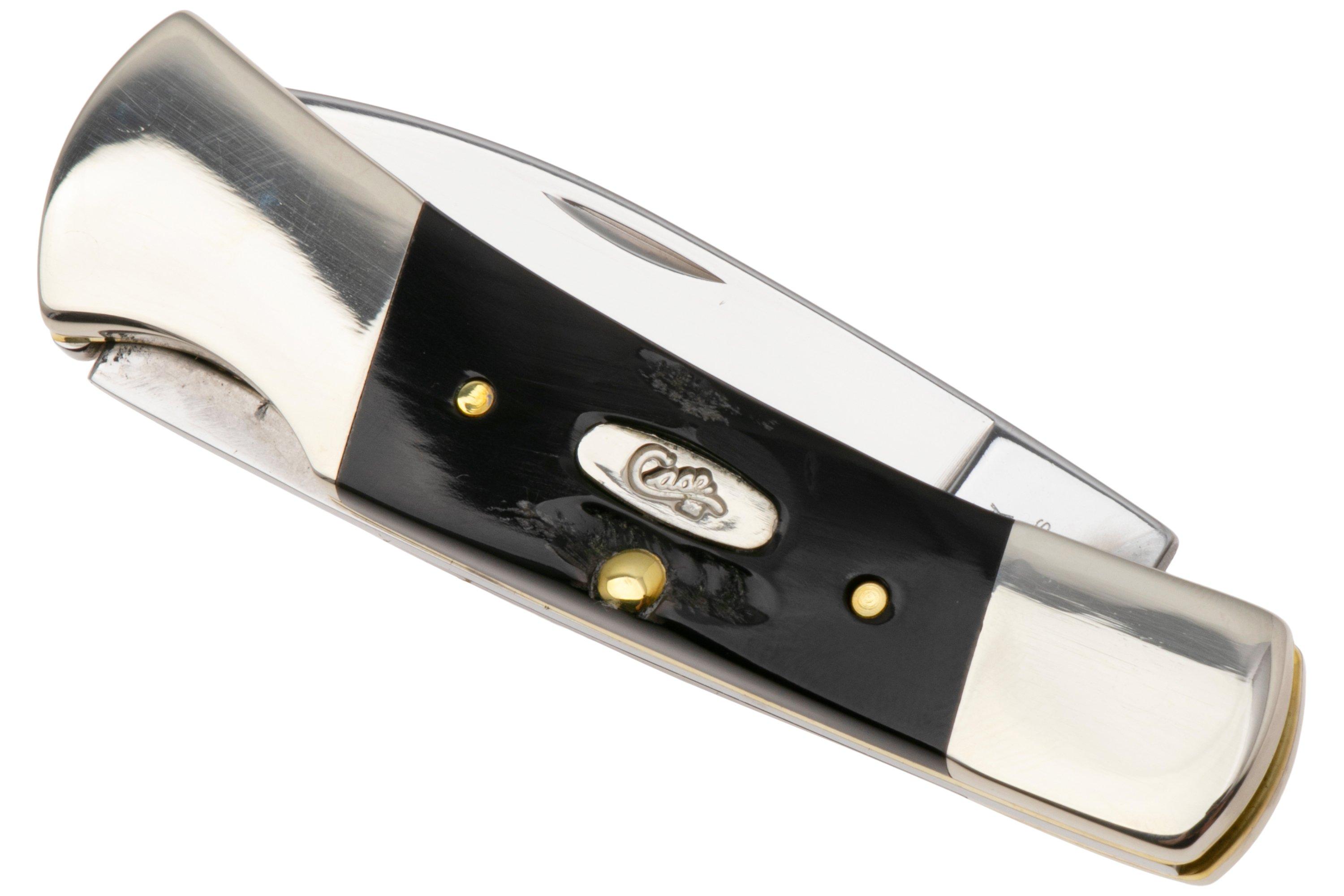 Case Lockback Jigged Buffalo Horn, 65031, BH1225L SS pocket knife ...