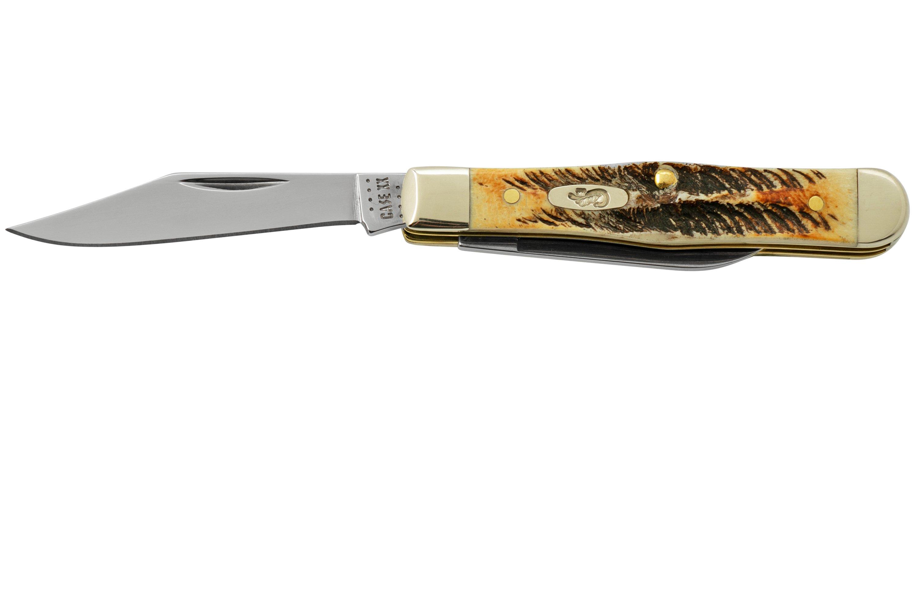 Case Small Swell Center Jack 65326 Jigged Stag Bone, Stainless Steel ...